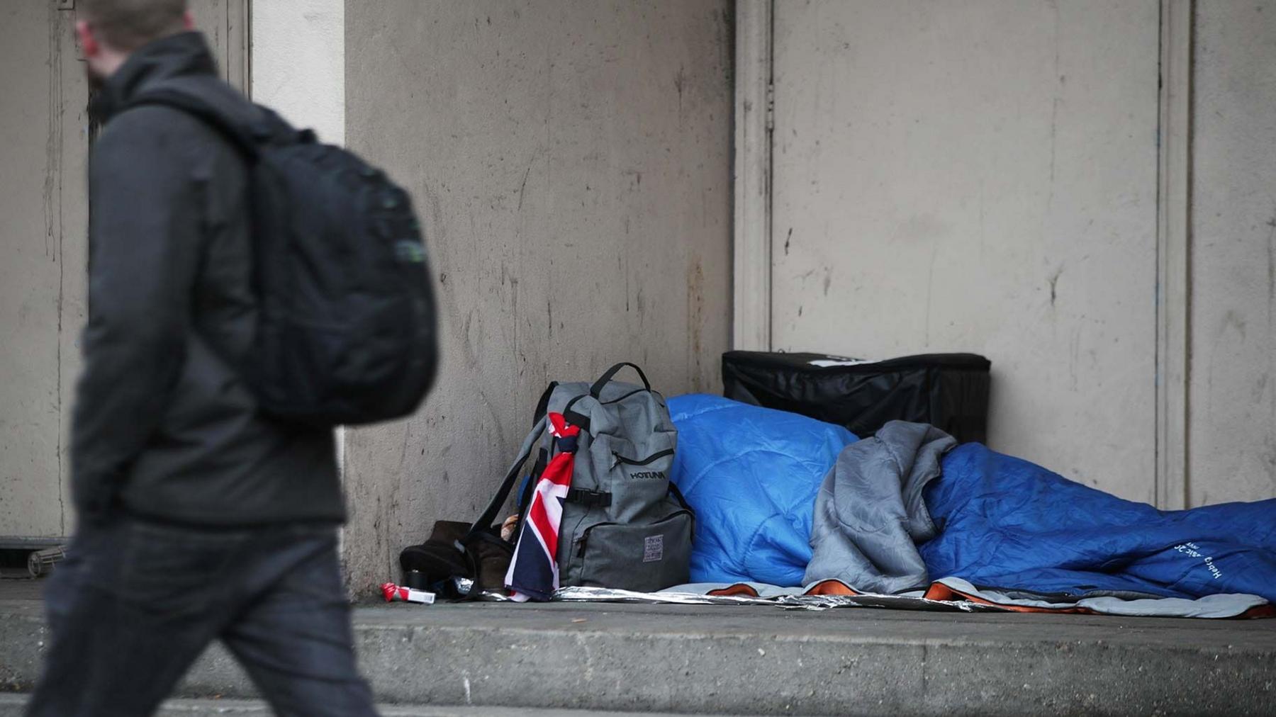 Record levels of rough sleepers in England, figures reveal - BBC News