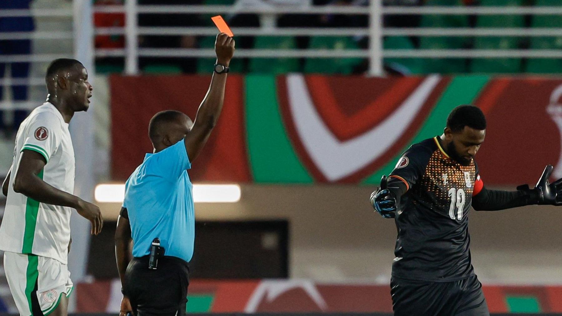 Afcon 2025: Nigeria win 3-1 to sweep Group C as 10-man Uganda use three ...