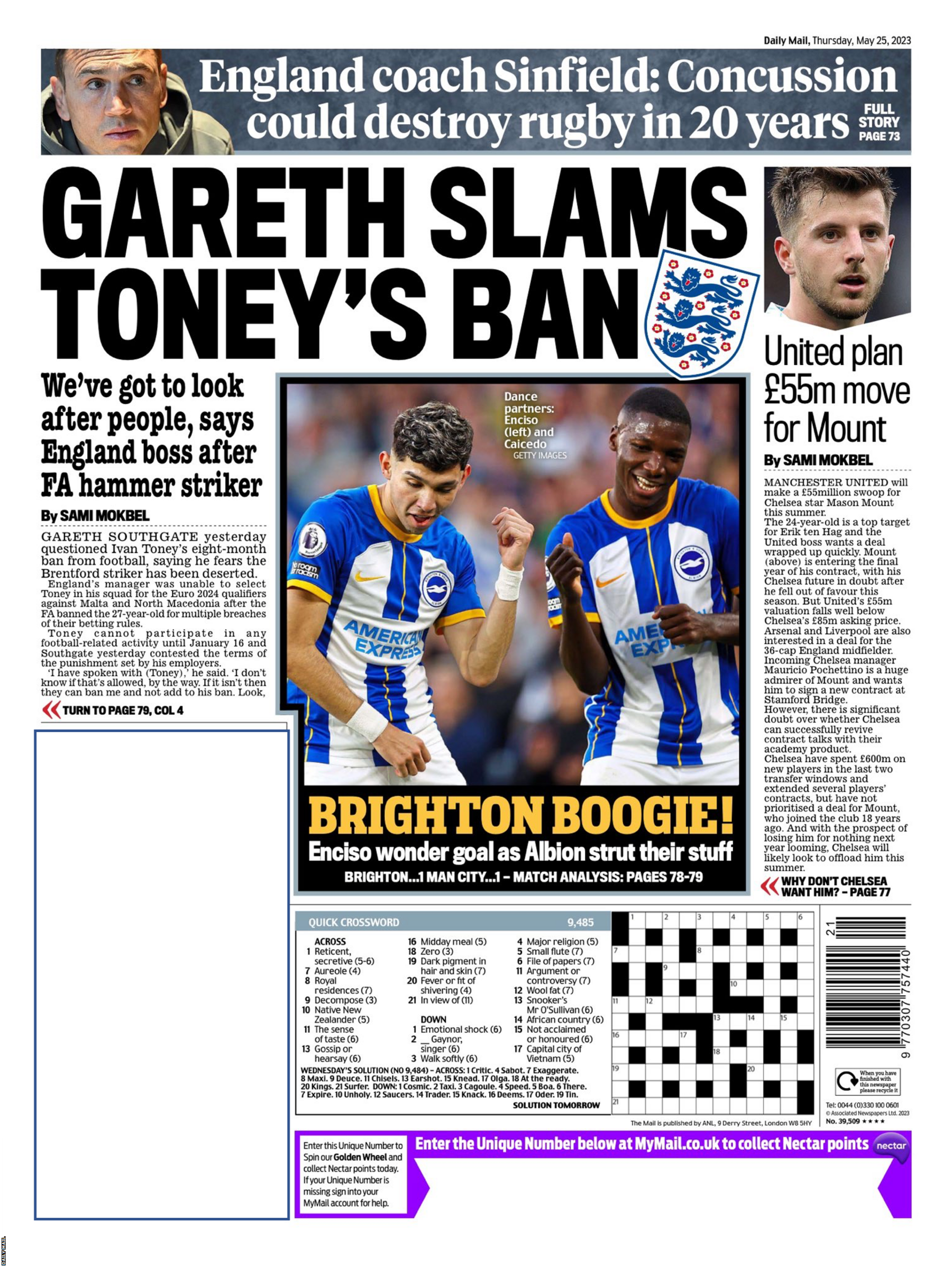 Thursday's back pages - BBC Sport