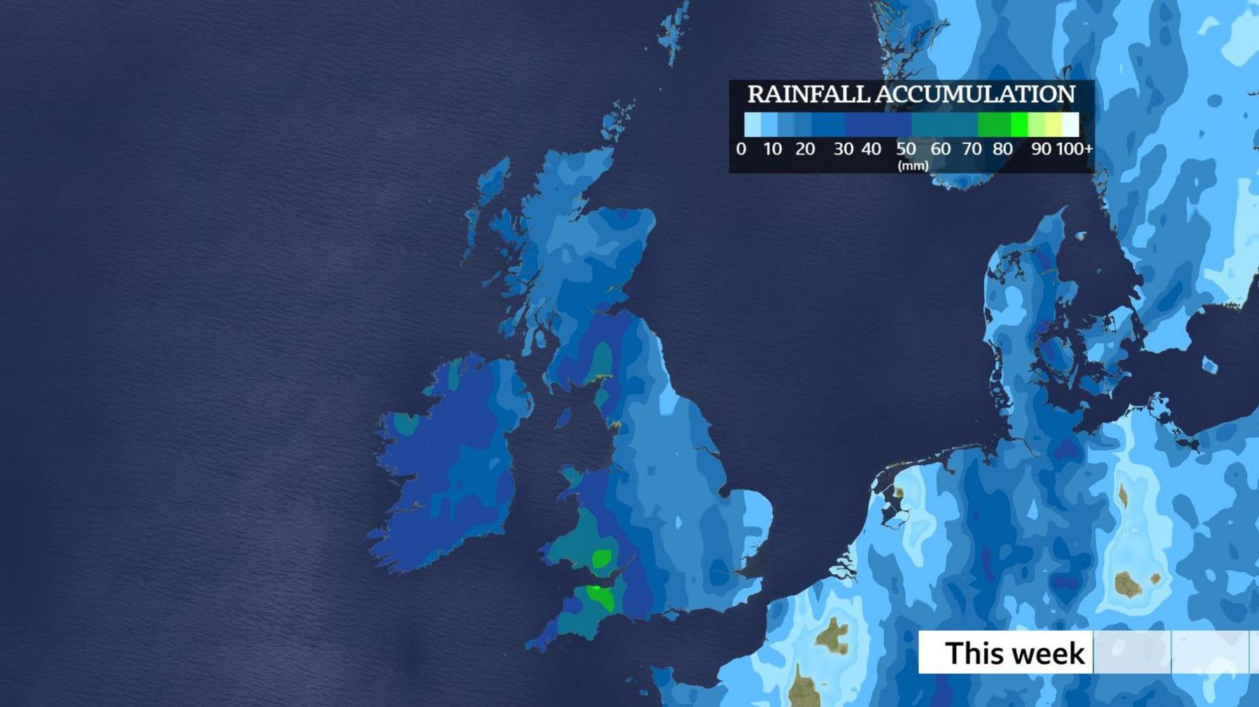 Rain warning issued with April showers in the Easter forecast - BBC Weather