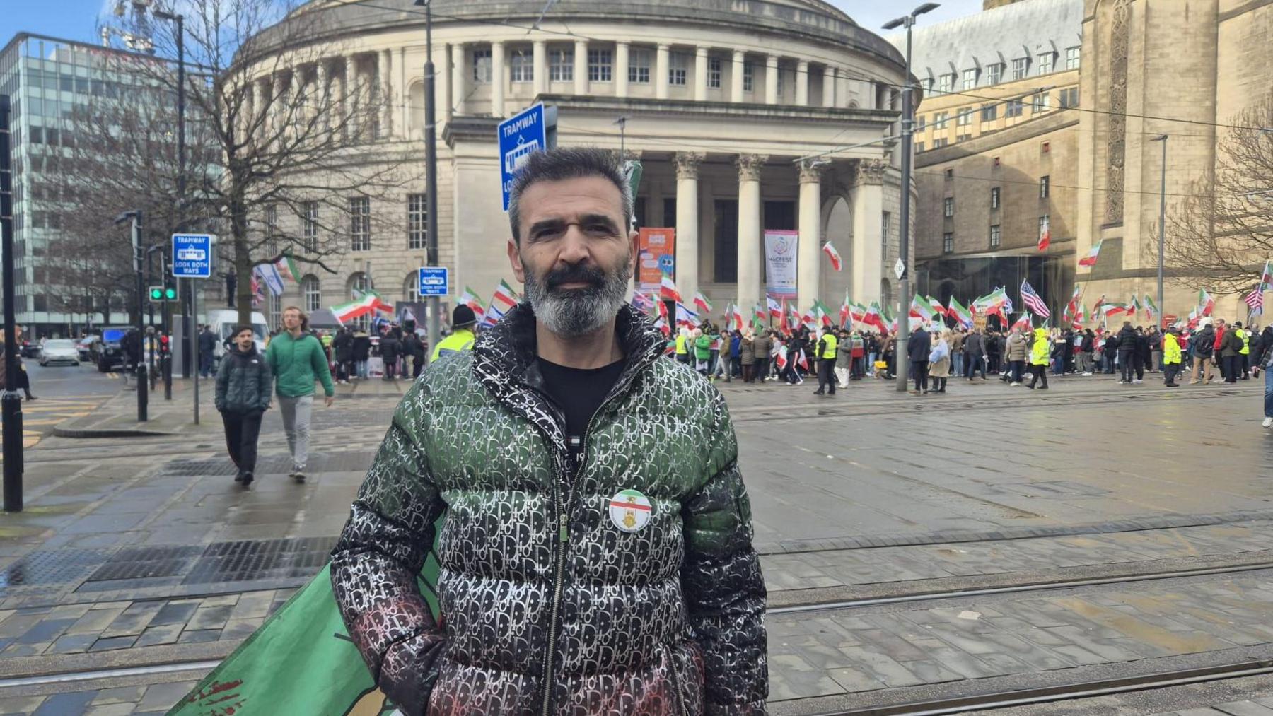 British Iranians take to Manchester streets after US-Israeli strikes ...