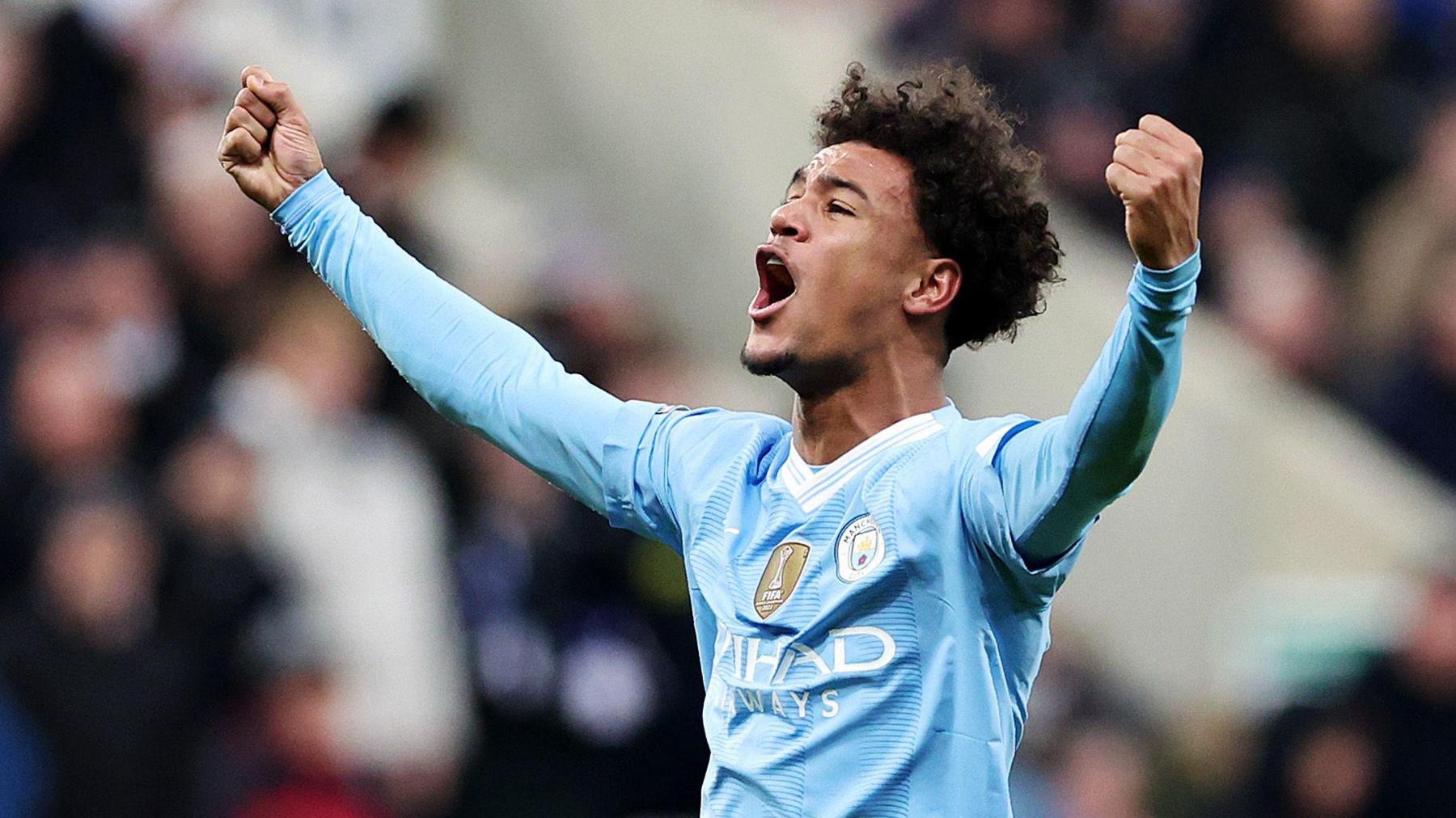 Manchester City: Oscar Bobb 'dribbling past players like were not there ...