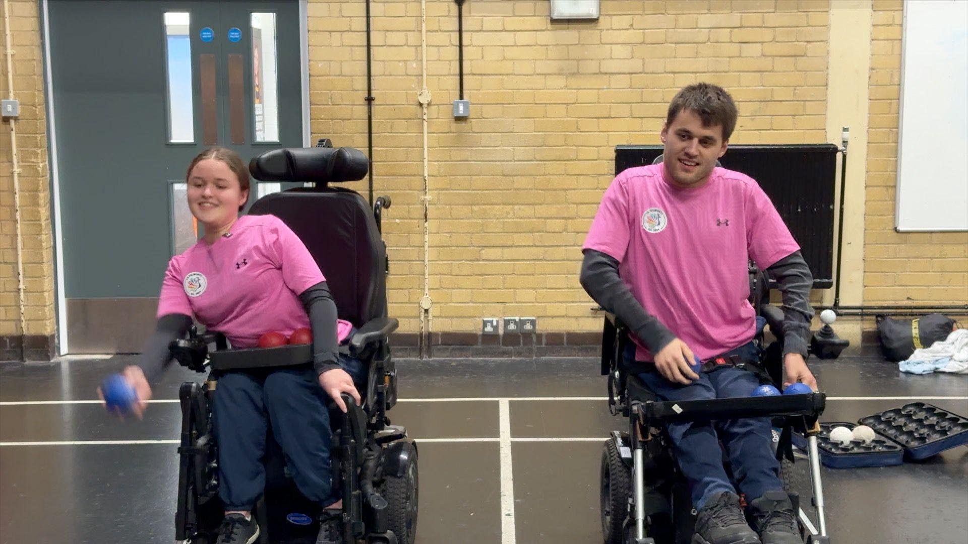 Teenage boccia world number one targets Paralympics - BBC News