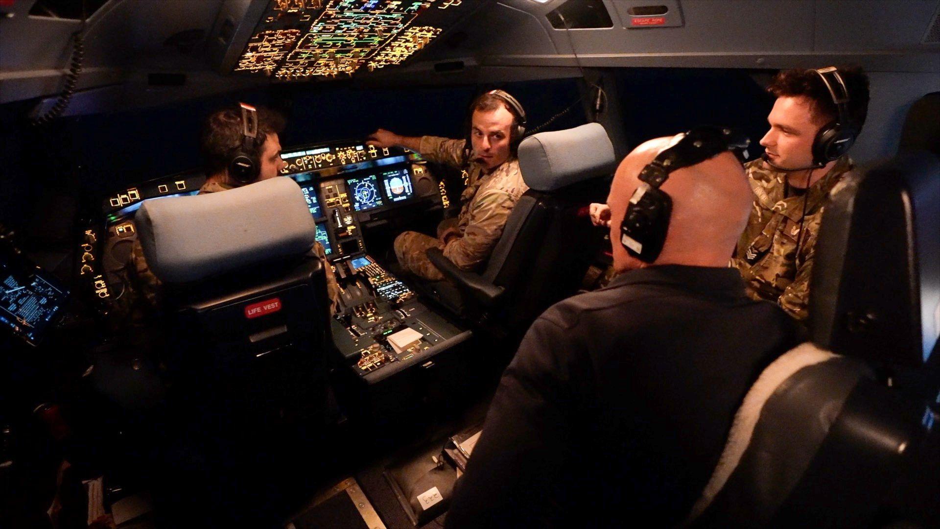 Inside the cockpit of RAF tanker during defensive mission against ...