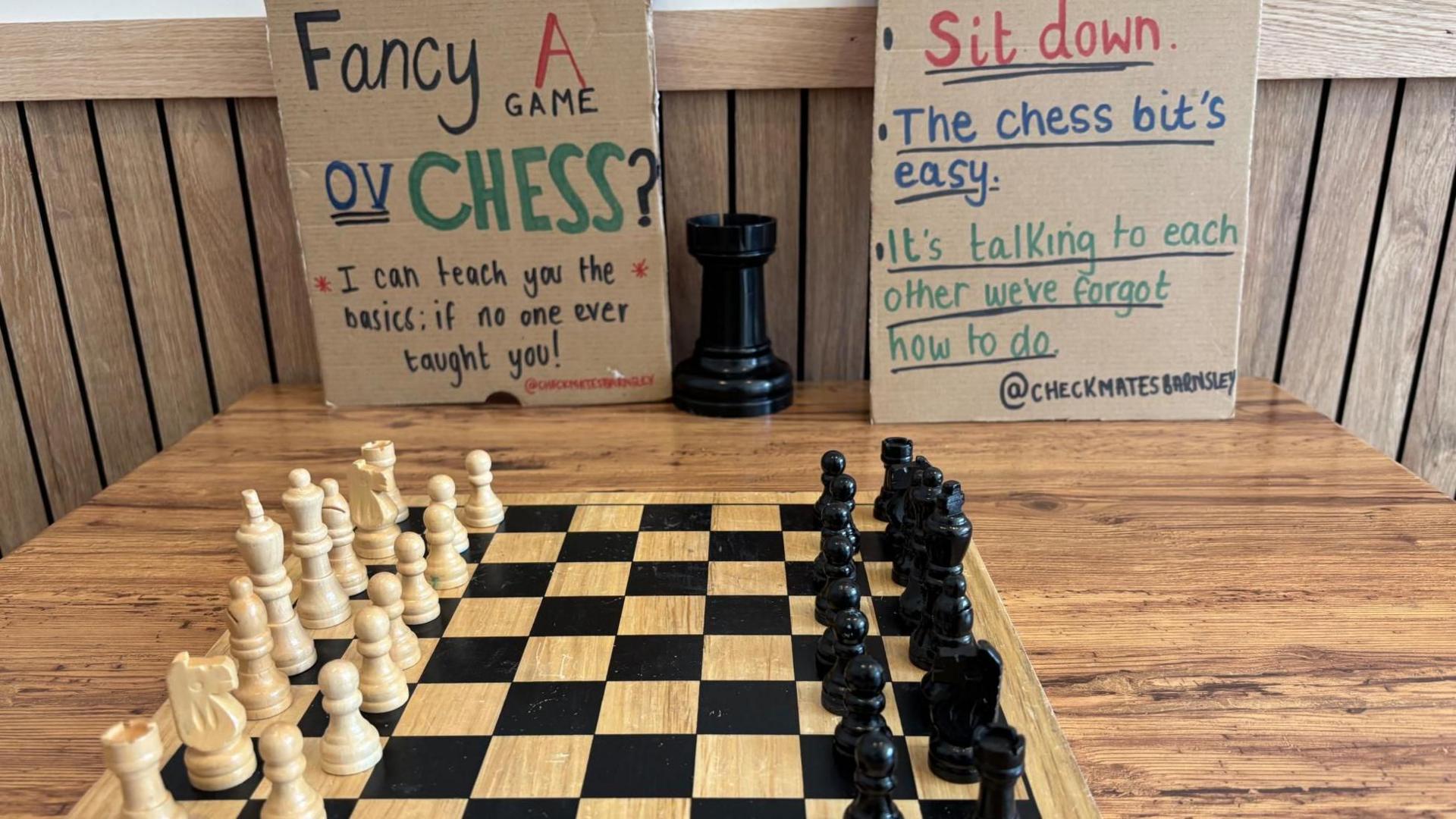 The Barnsley chess club bringing men together - BBC News