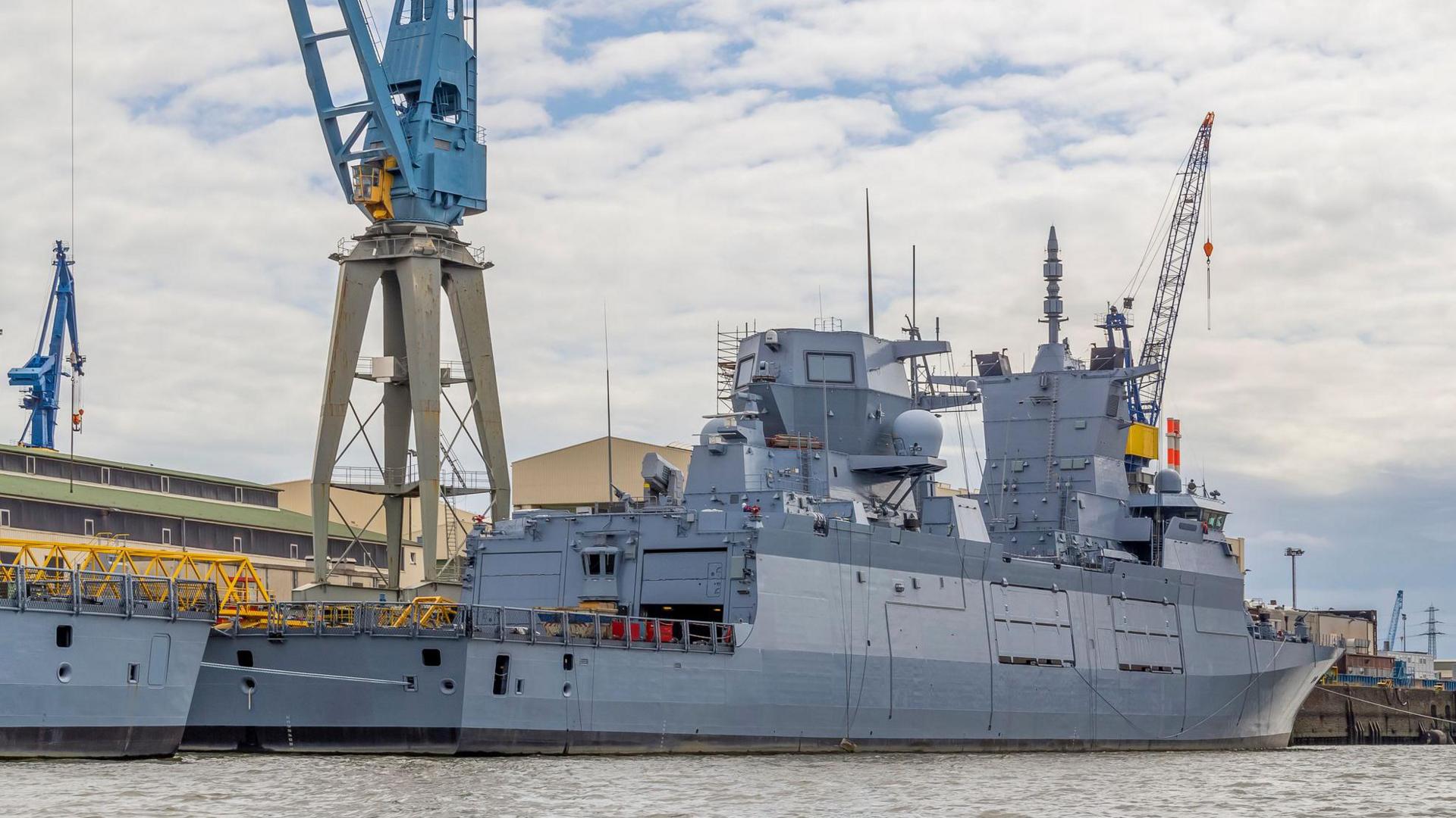 Two arrested over attempted sabotage of German naval vessels - BBC News