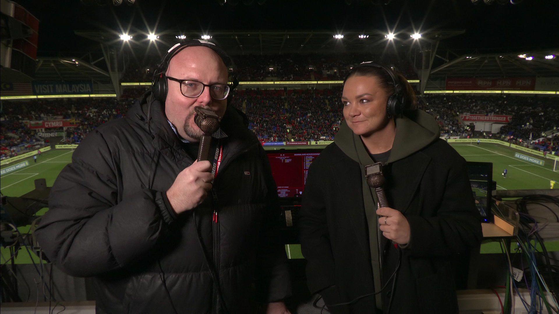 Wales fans rally as World Cup play-offs commentator Nia Jones faces ...