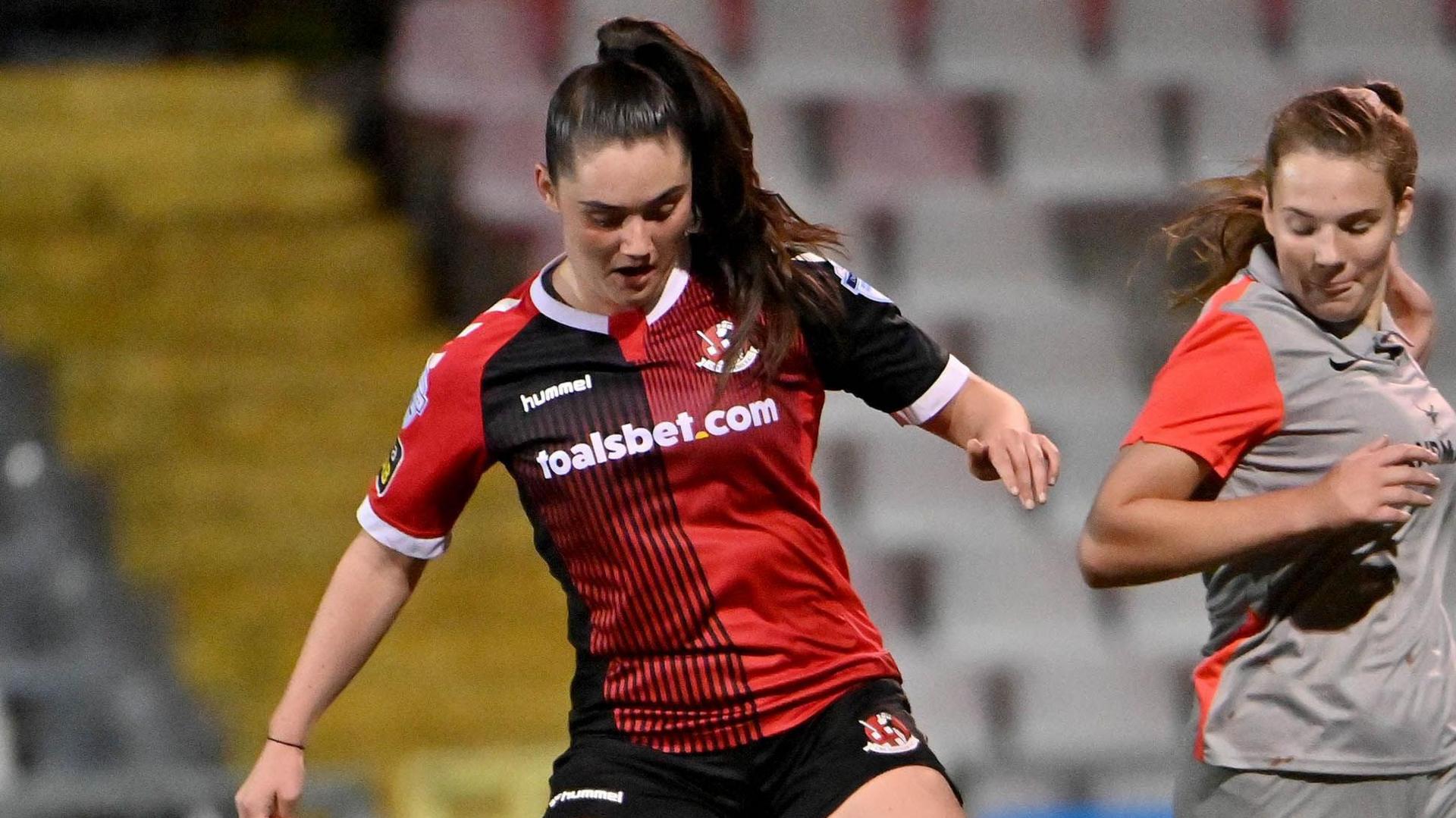 Women's League Cup: Crusaders thrash Larne in second group stage game ...