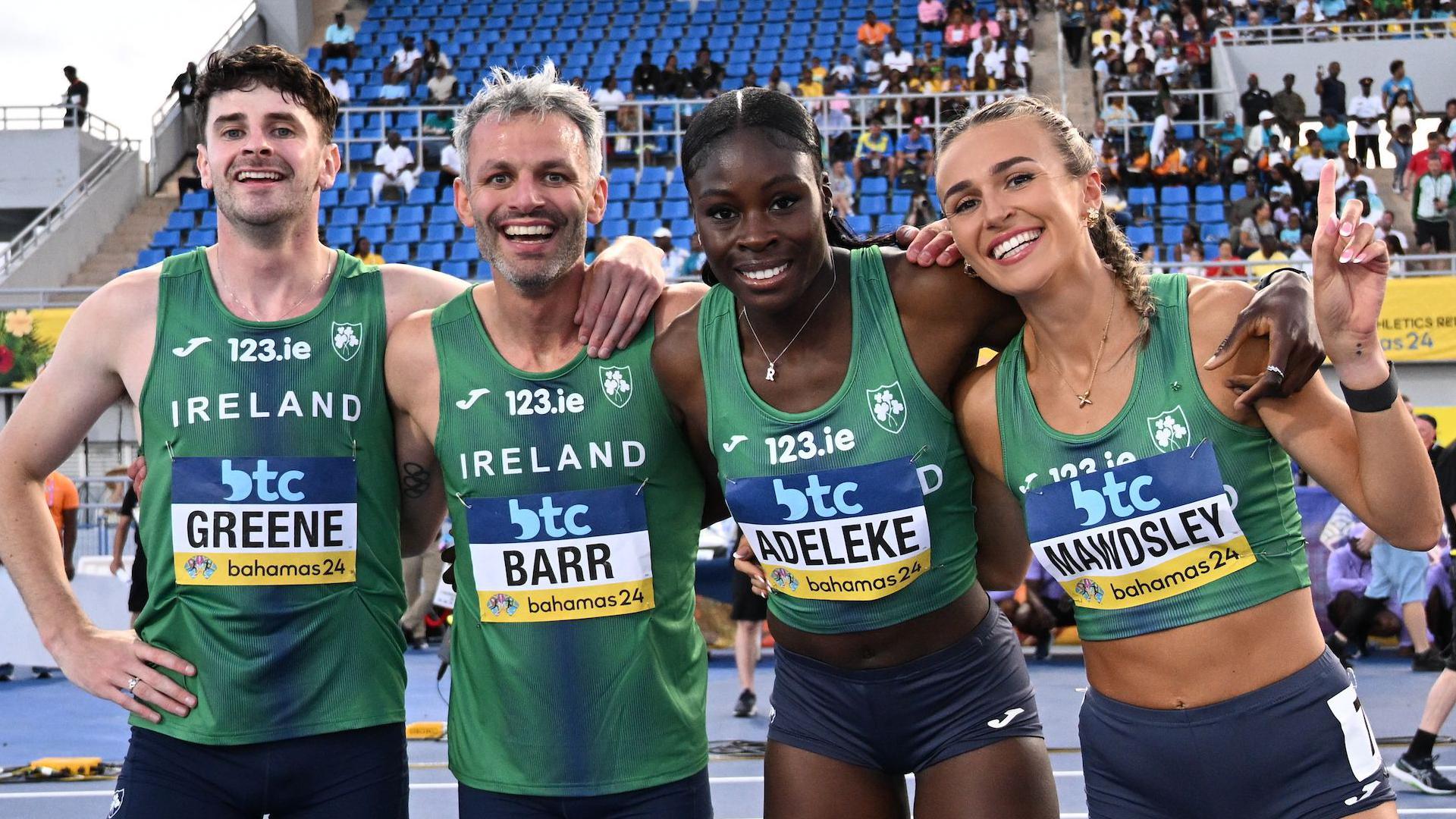 Olympics: Rhasidat Adeleke stars as Irish book Paris relay spots - BBC Sport