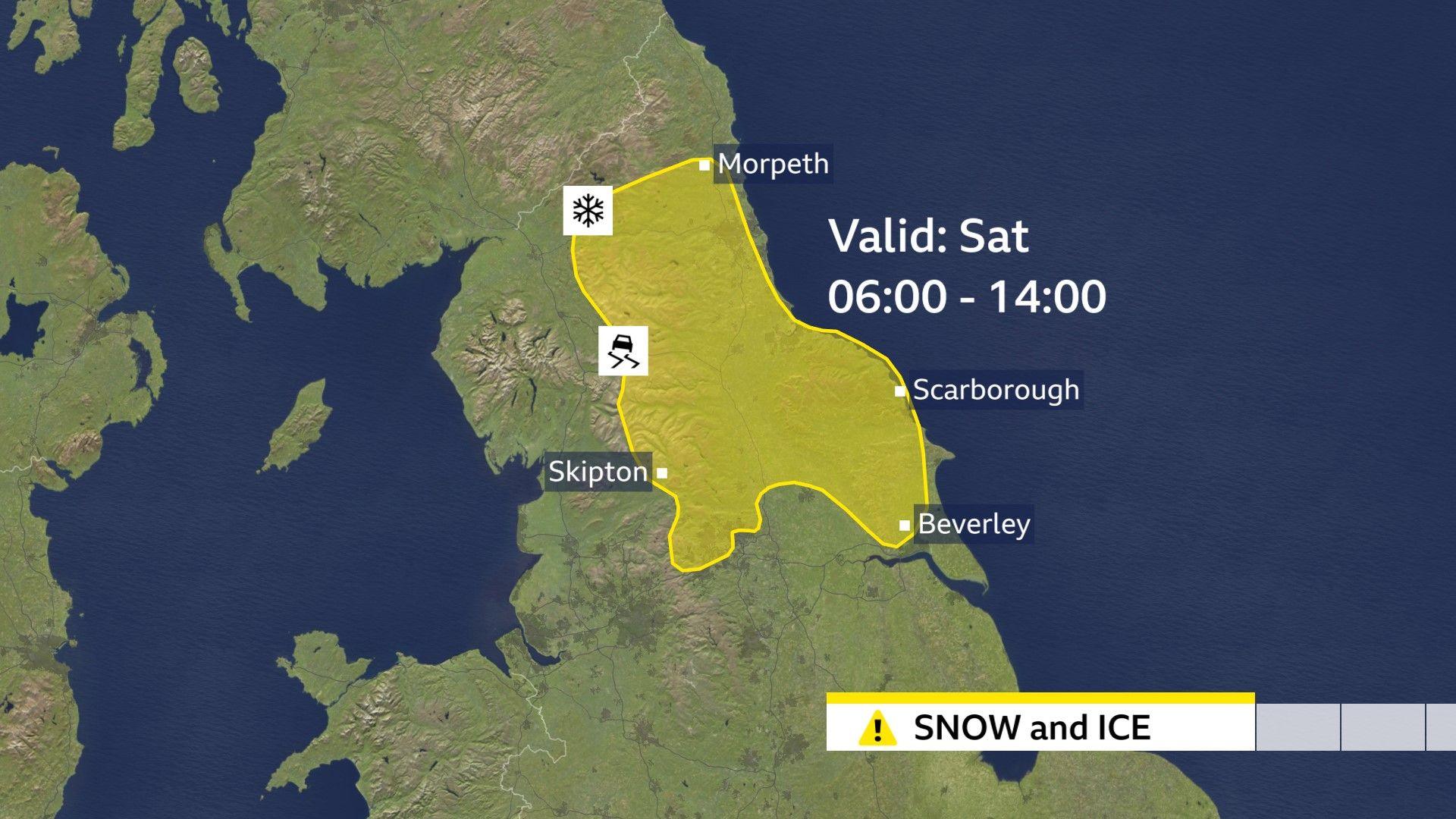 UK weather: Snow, ice and freezing rain forecast as Met Office issues warning - BBC Weather