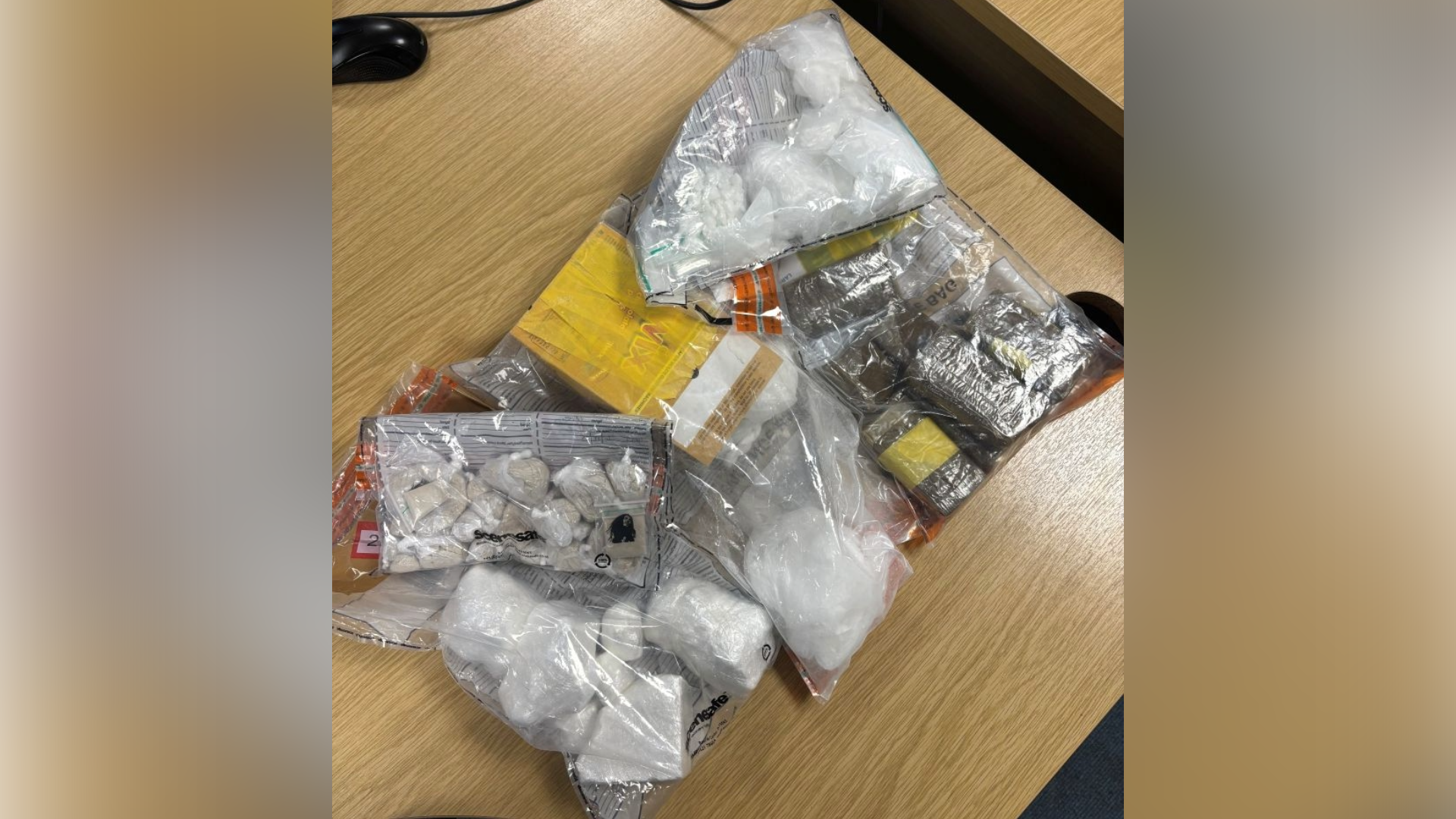 Man arrested after Class A drugs worth £100k found in Telford - BBC News