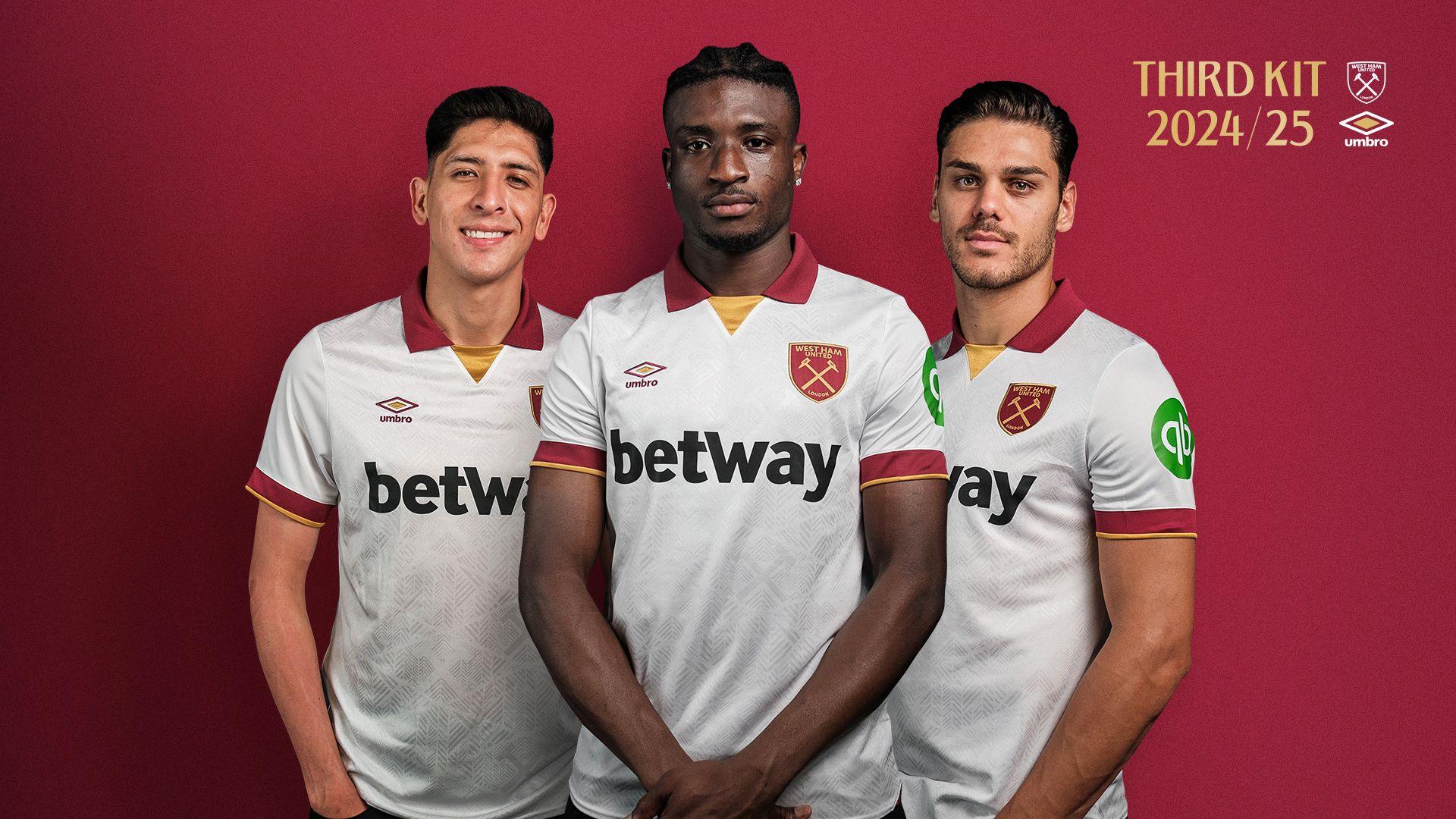 West Ham third kit: Hammers release 'elegant' new strip - BBC Sport