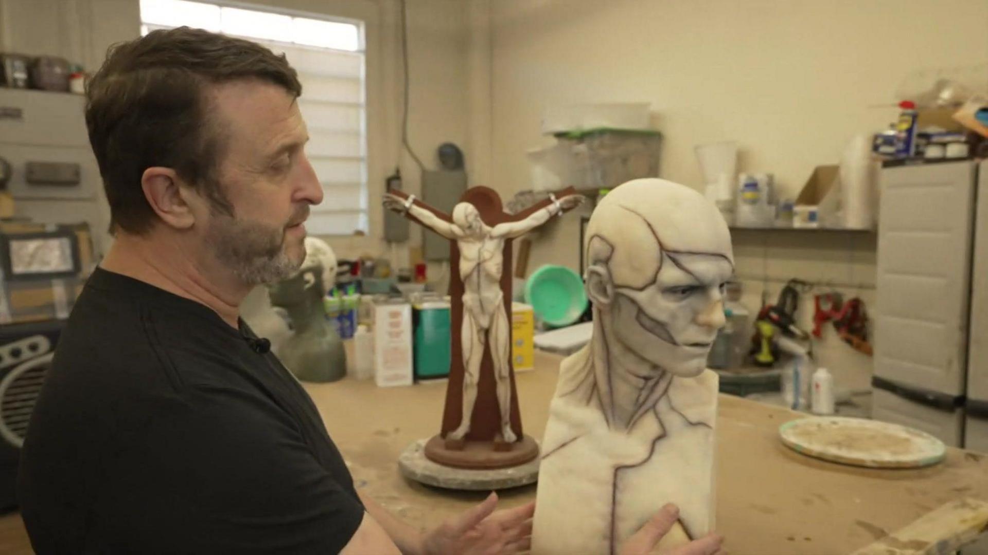 Warrington's Mike Hill wins Oscar for Frankenstein film - BBC News