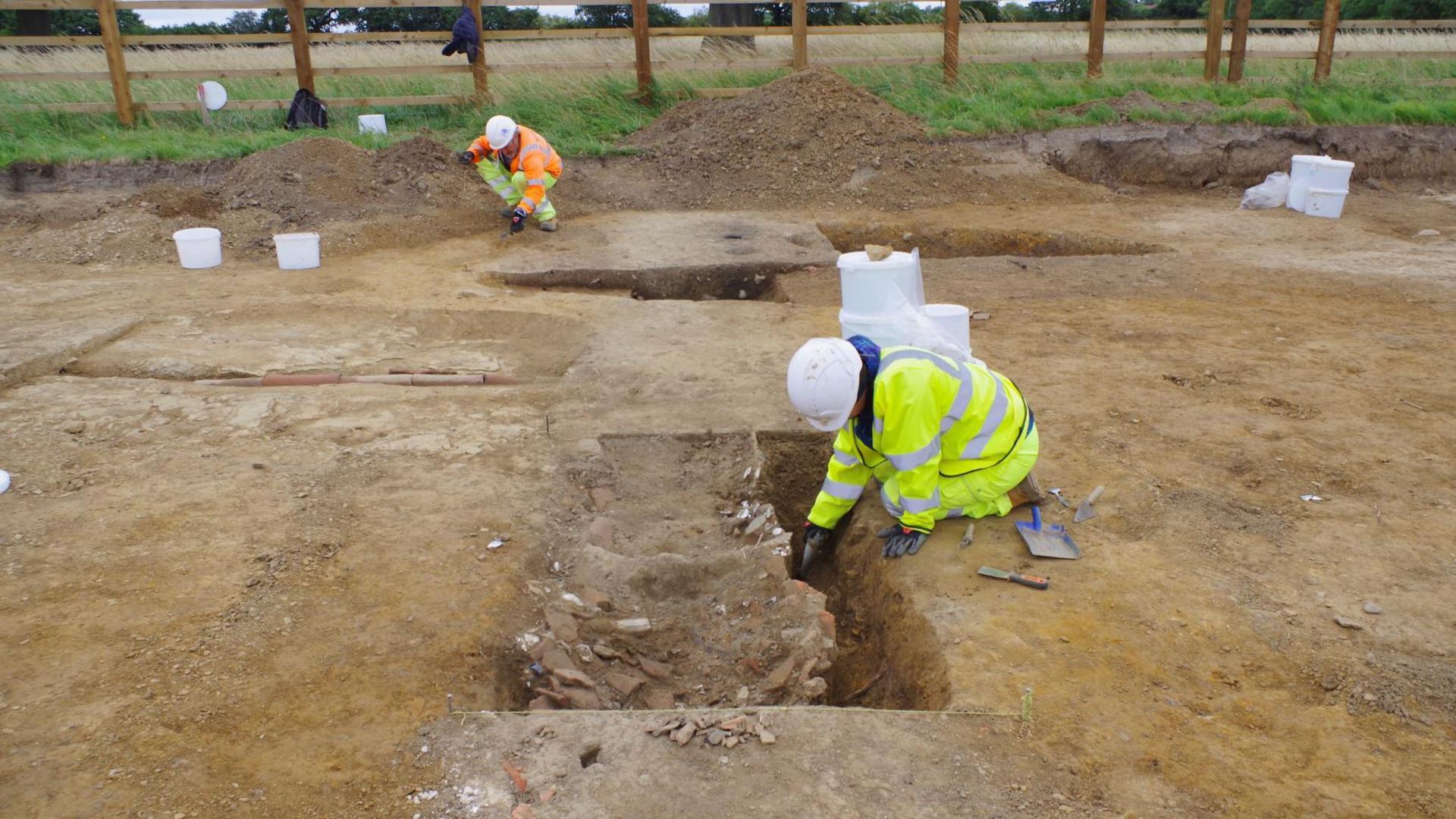 Hidden history dug up during work on East Leeds Orbital Route - BBC News