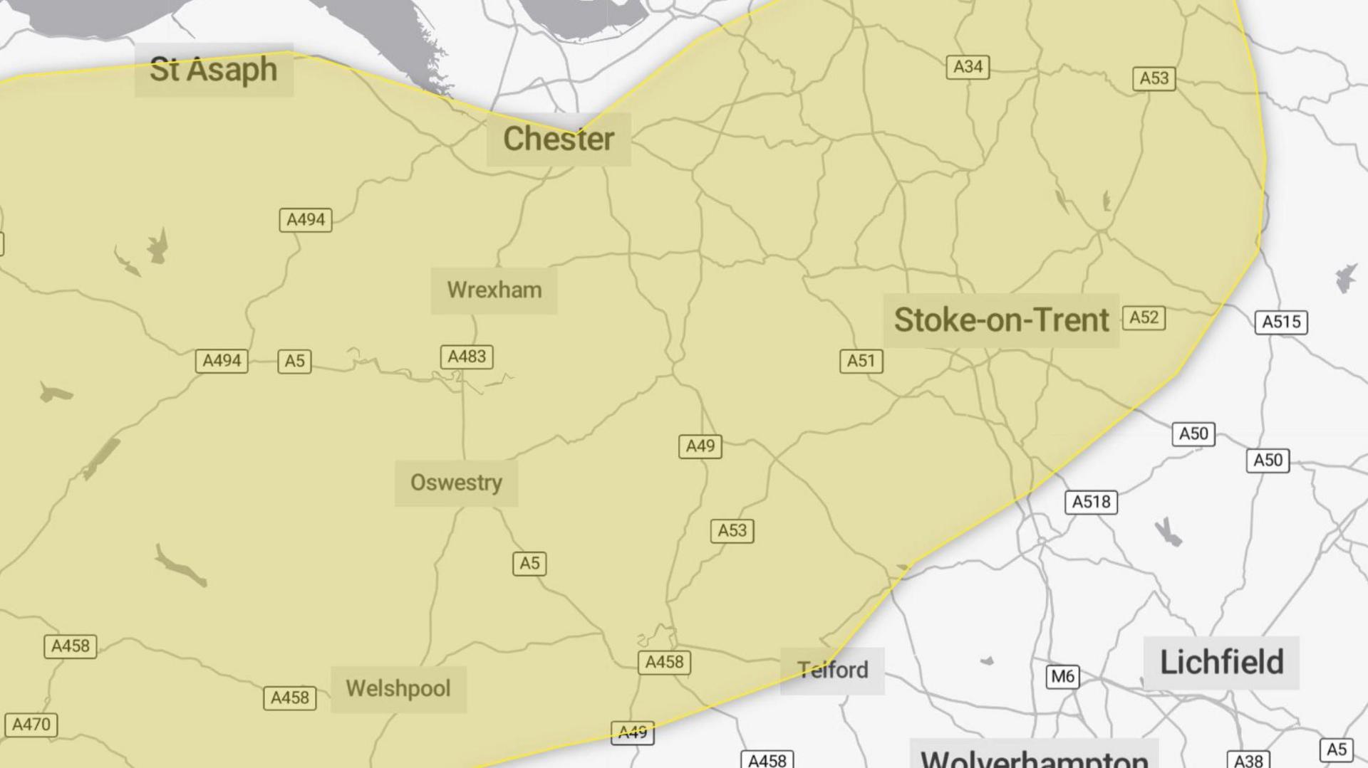 More snow and ice forecast for Staffordshire and Shropshire in Met ...