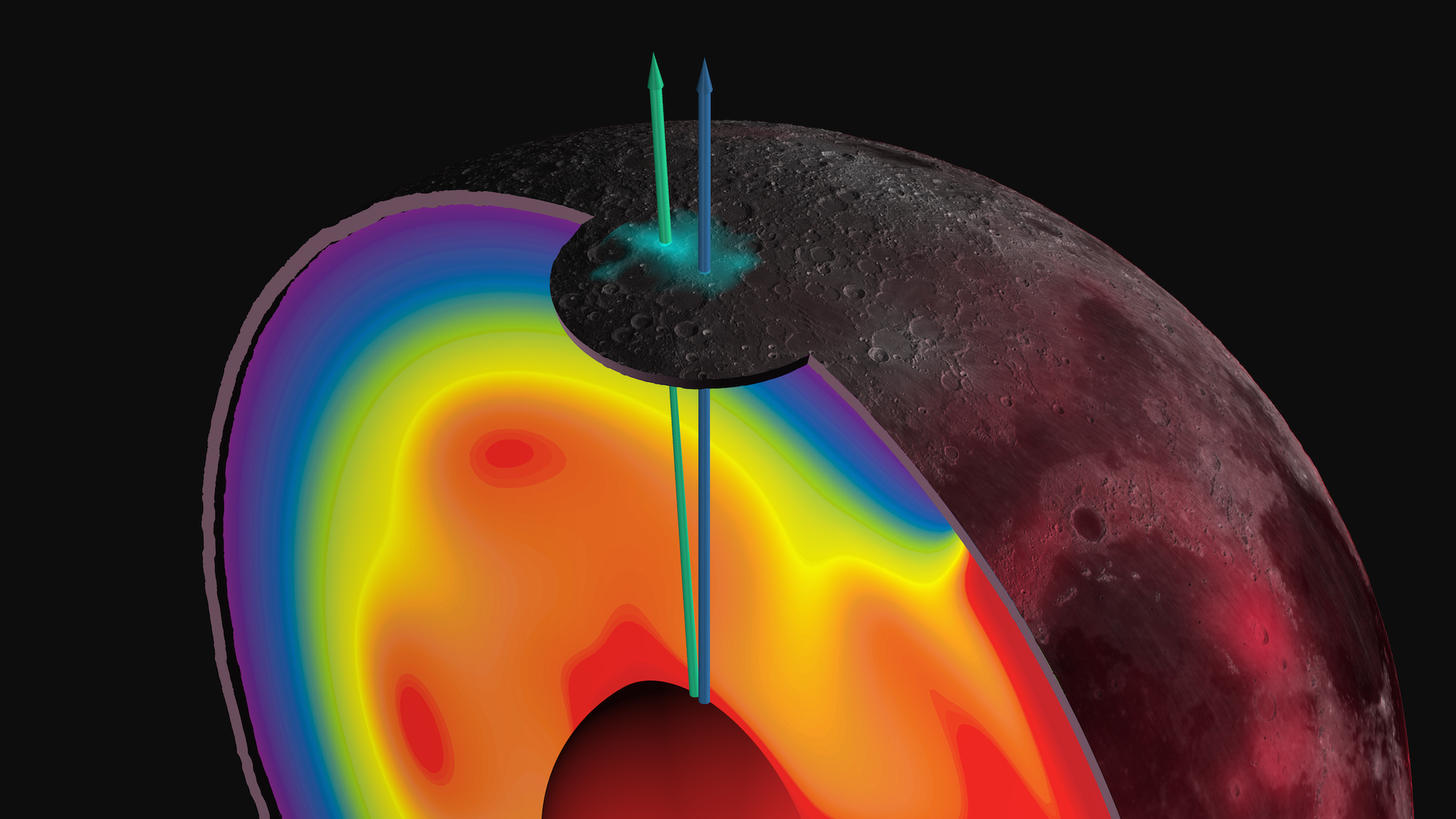 Vast asteroid created 'Man in Moon's eye' crater - BBC News