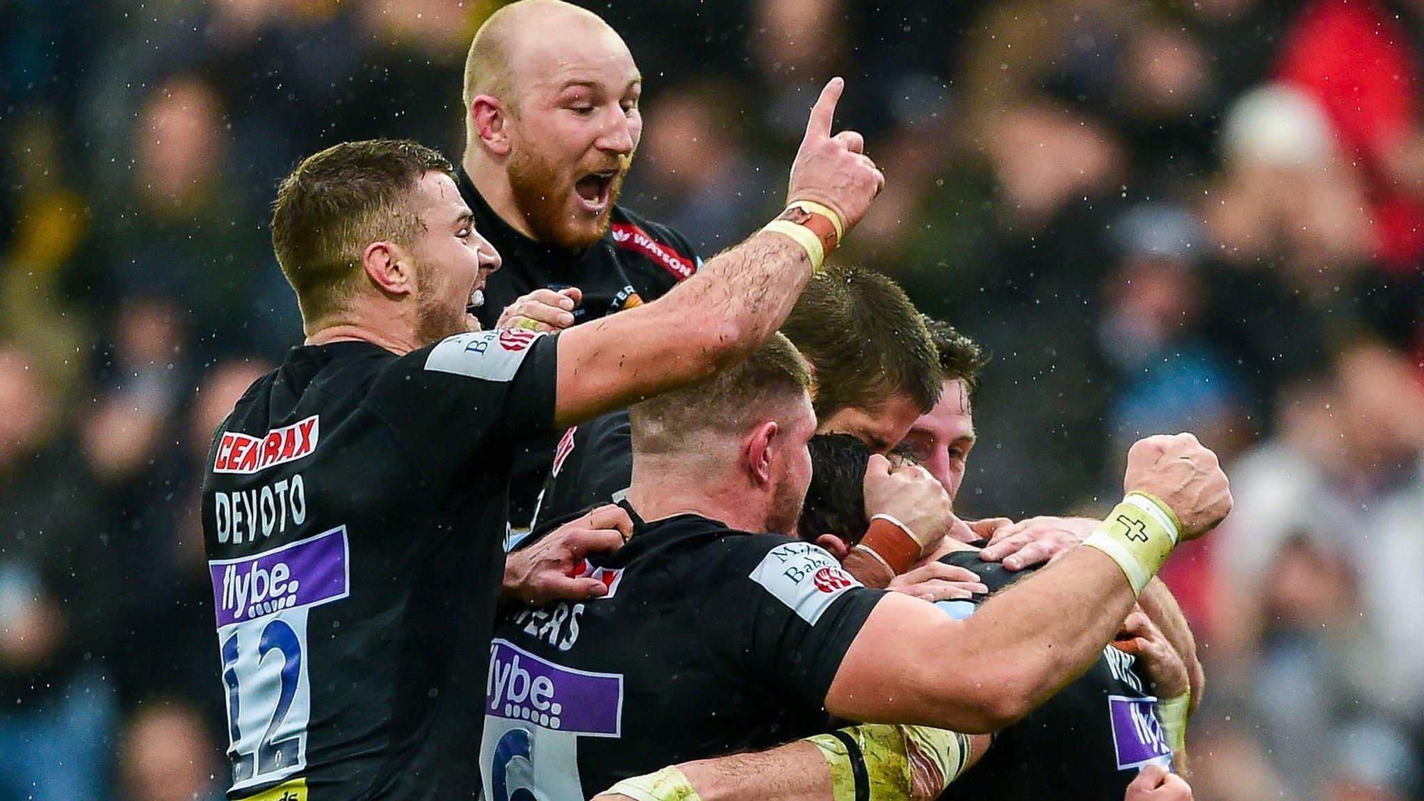 Premiership: Harlequins beat Exeter Chiefs 28-26 to end leaders ...