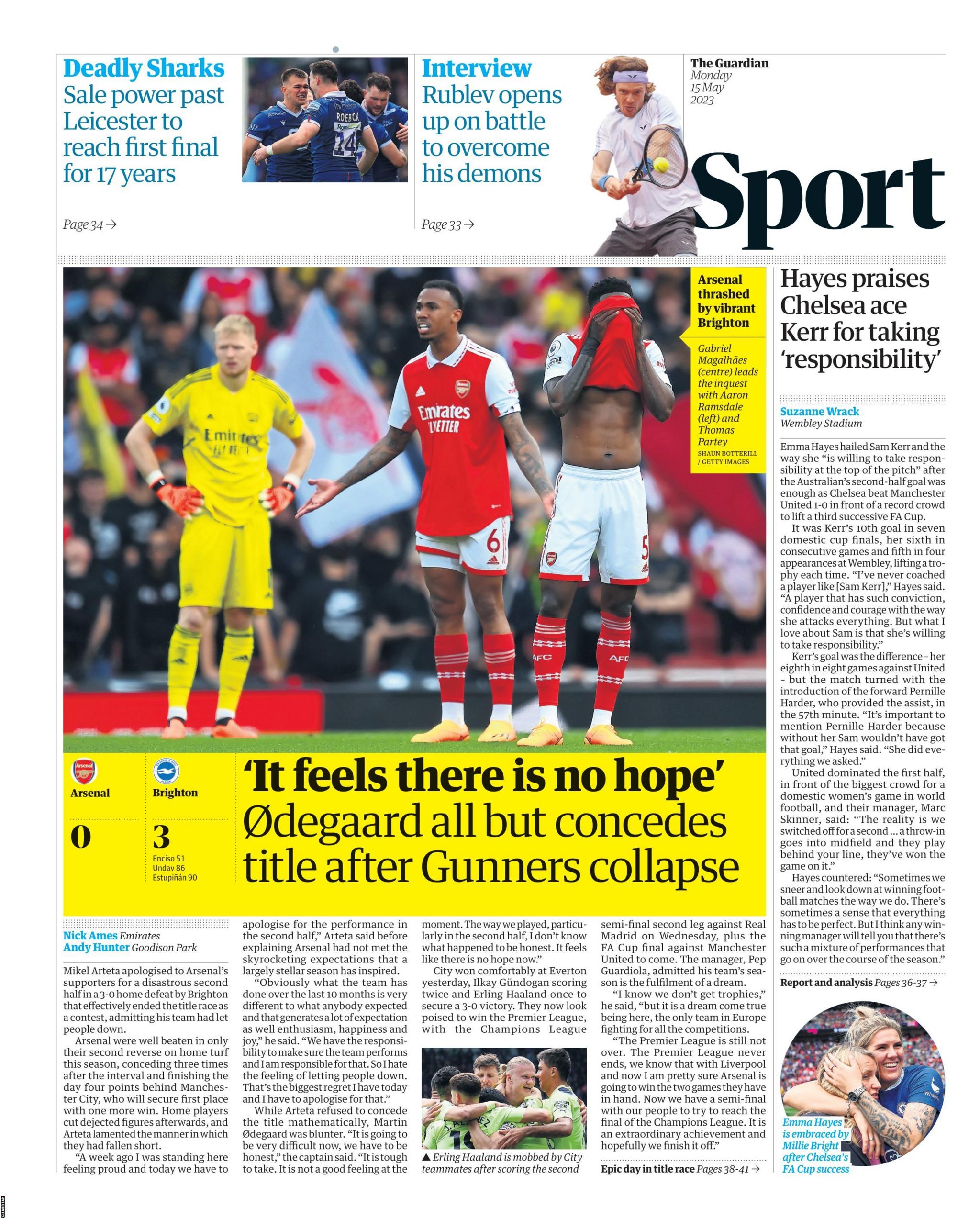 Monday's newspapers - BBC Sport