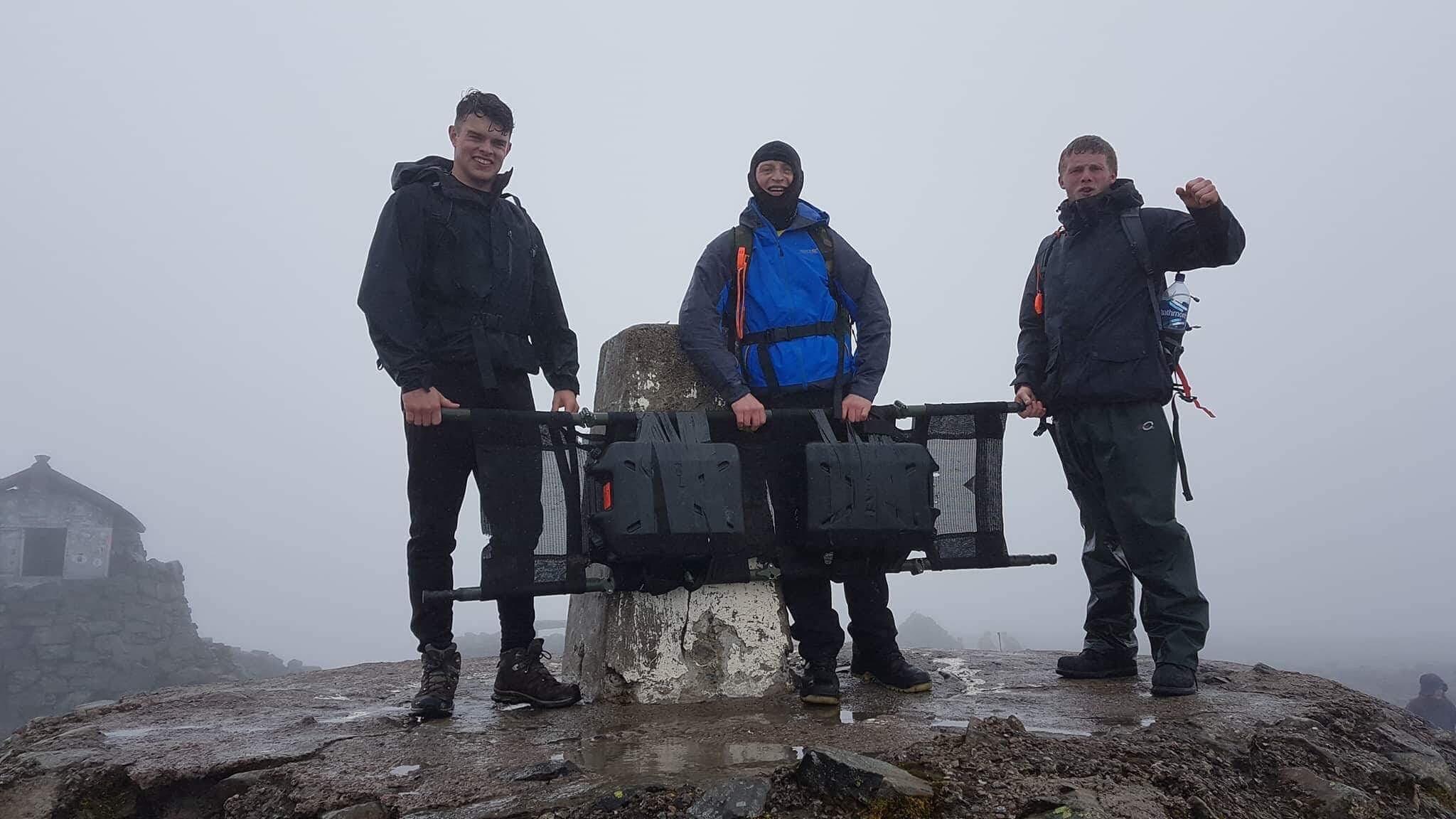 Mikeysline Ben Nevis challenge remembers friends - BBC News