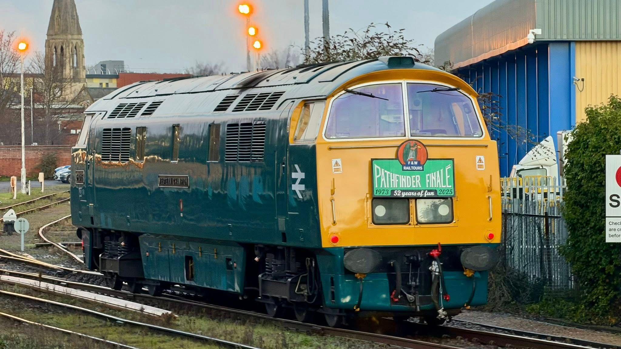 Final outing for Gloucestershire-based Pathfinder Railtours - BBC News