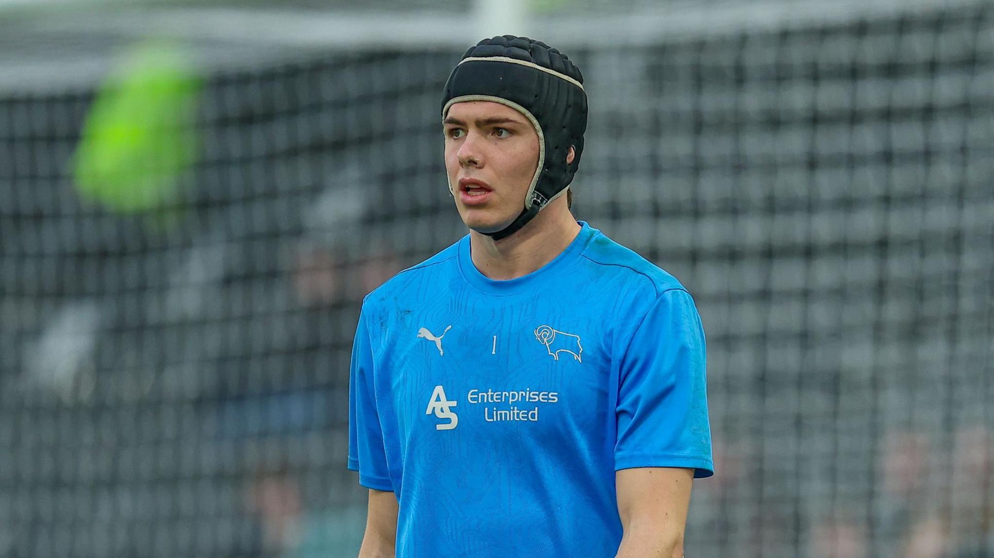 Derby County keeper Jacob Widell Zetterstrom backed by Jonas Olsson ...