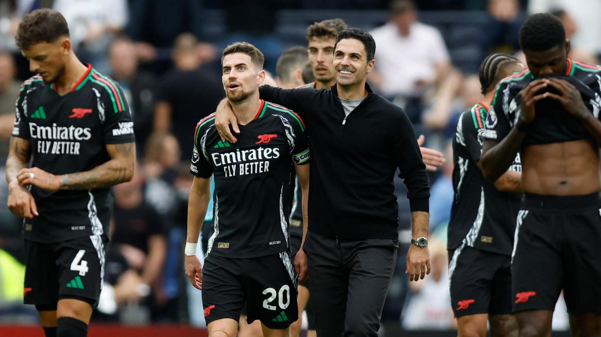Arsenal News Mikel Arteta Praises Jorginho Bbc Sport