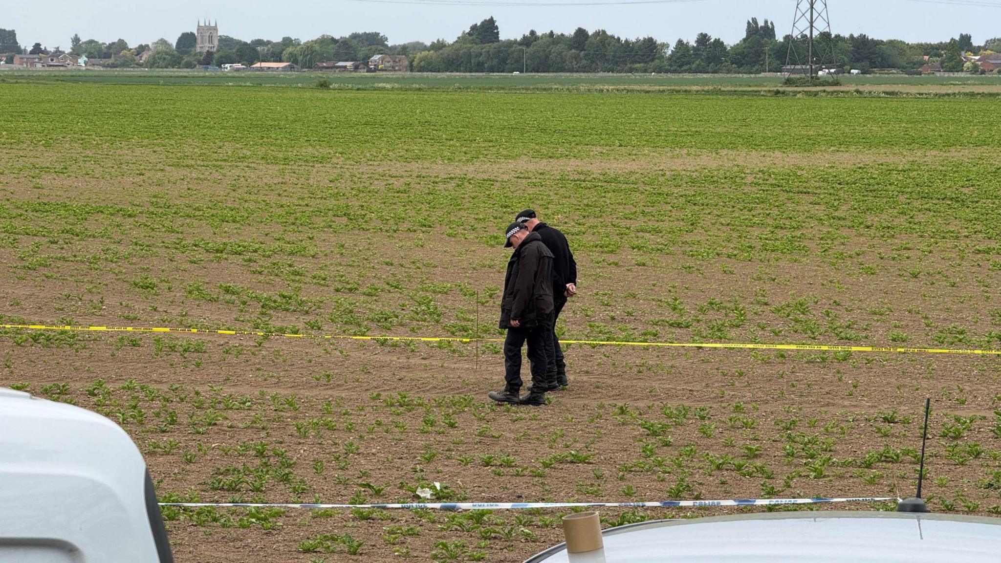 Man whose bones found at Walton Highway field is named - BBC News