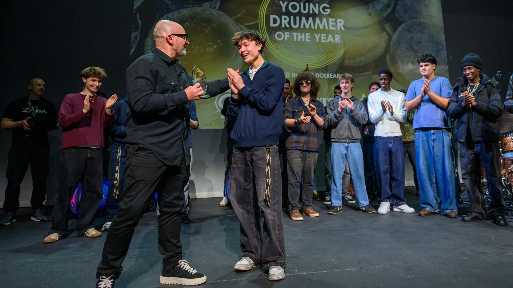 Morden teenager named young drummer of the year - BBC News