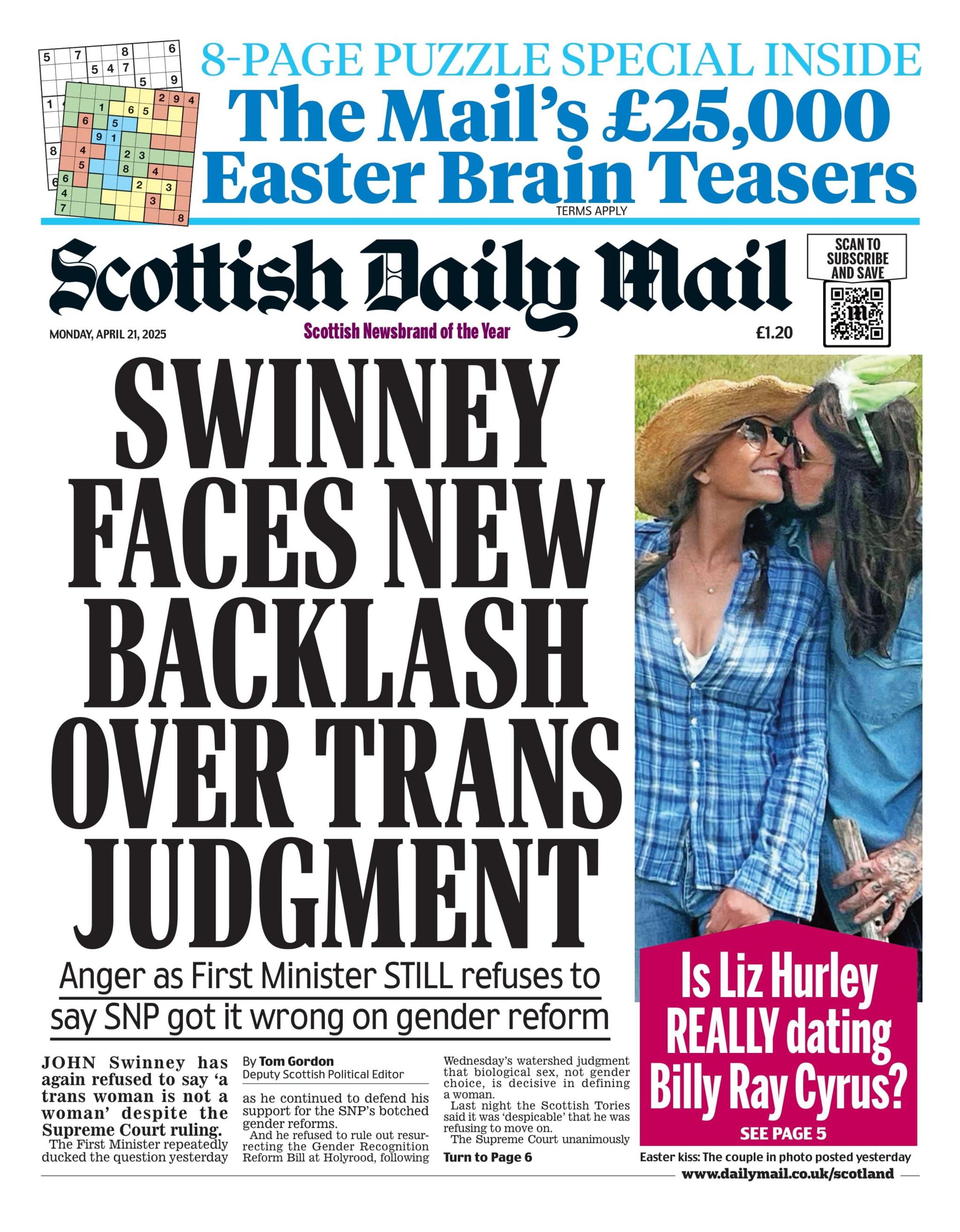Scotland's papers: 'Immigration crisis' and Swinney 'backlash' - BBC News