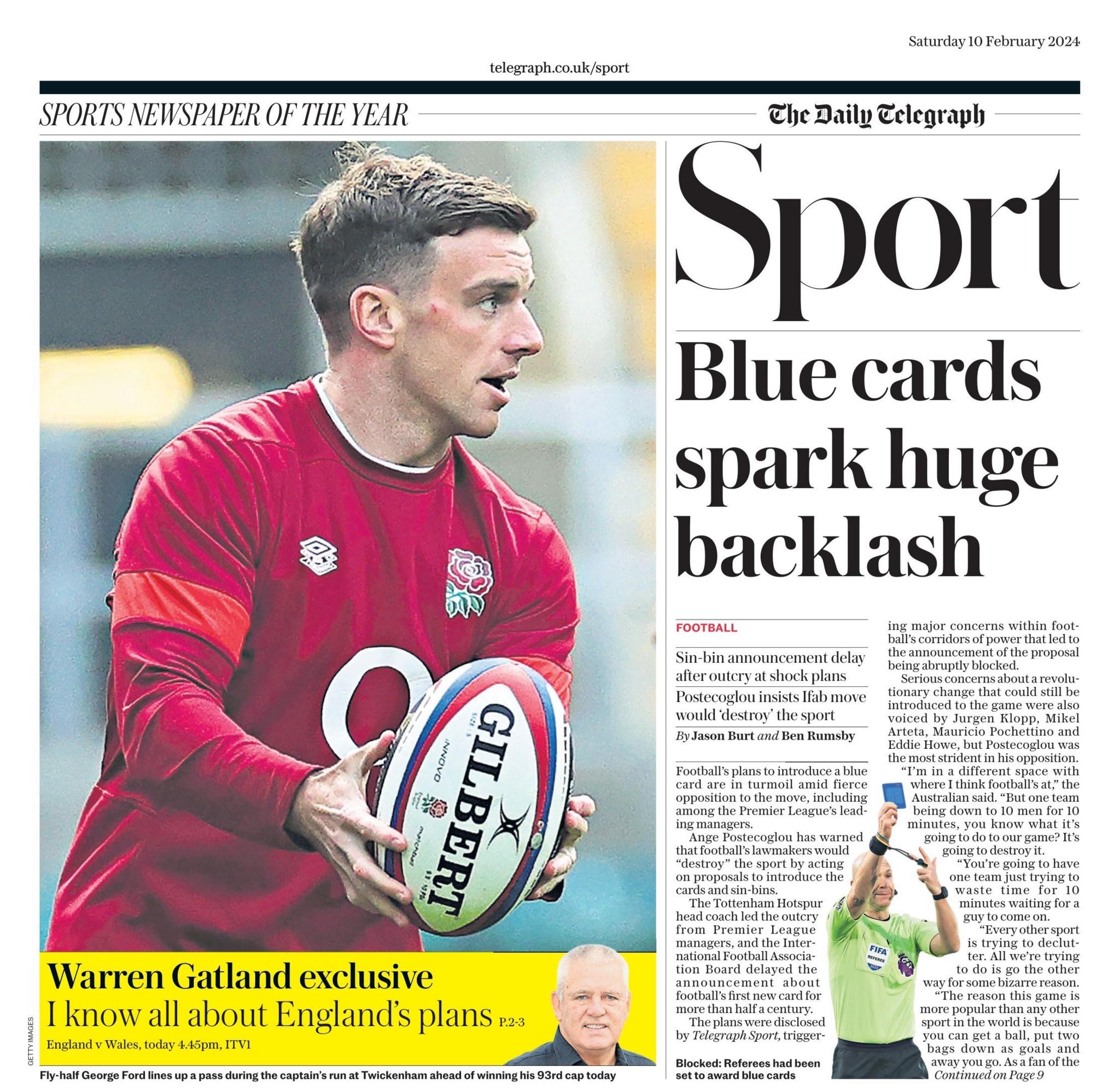 Saturday's back pages - BBC Sport