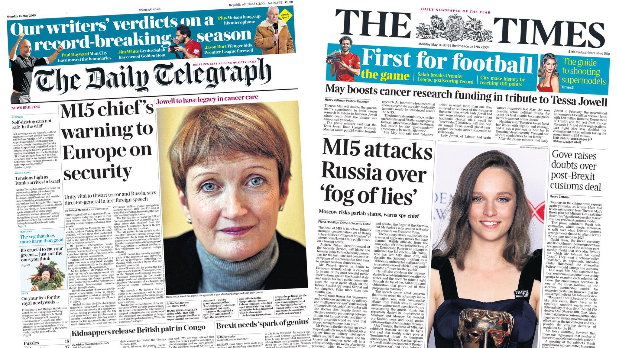 News Daily: MI5 warns over IS and Russia, and kidnapped Brits 'grateful ...