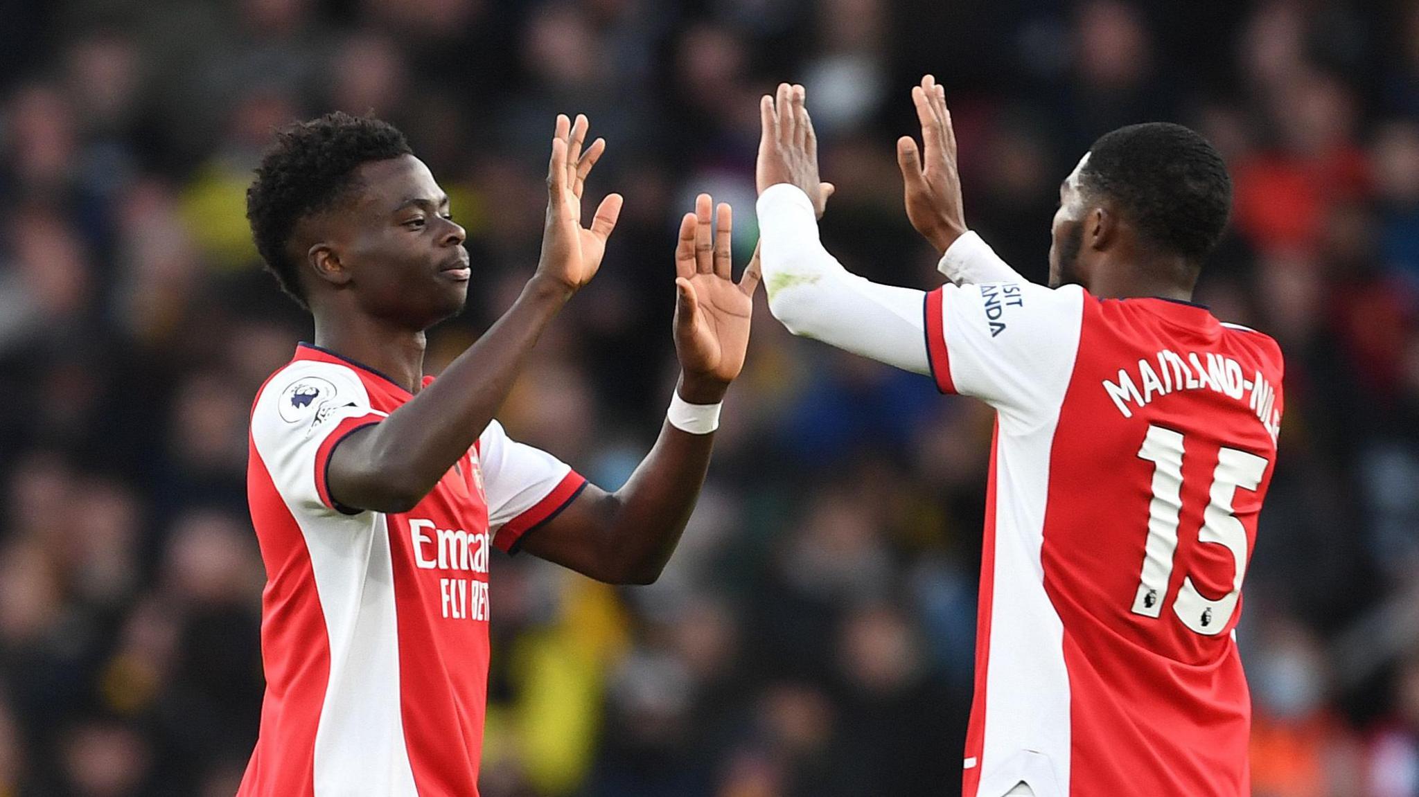 Arsenal: Ainsley Maitland-Niles on Bukayo Saka and Ethan Nwaneri - BBC ...