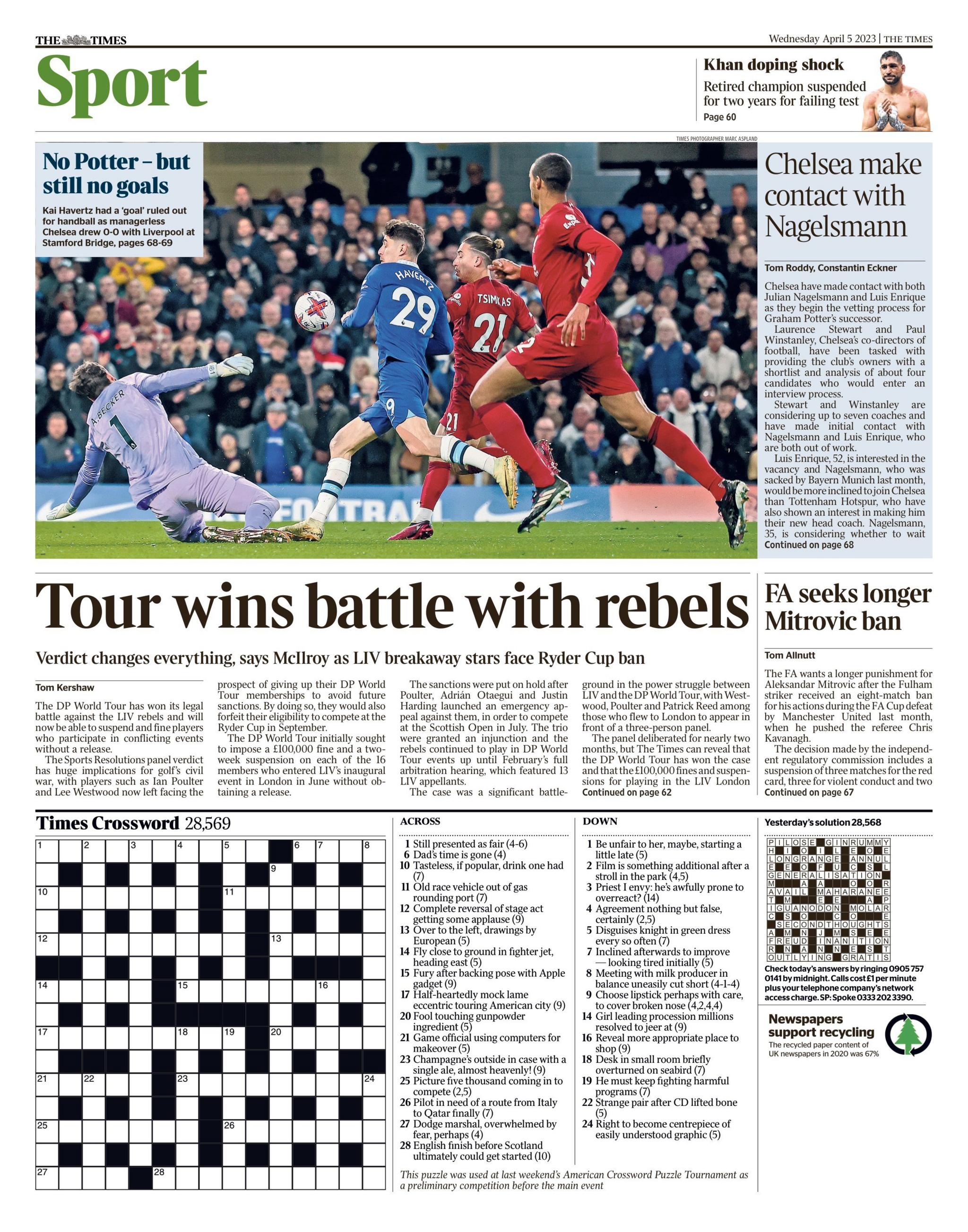 Wednesday's back pages - BBC Sport