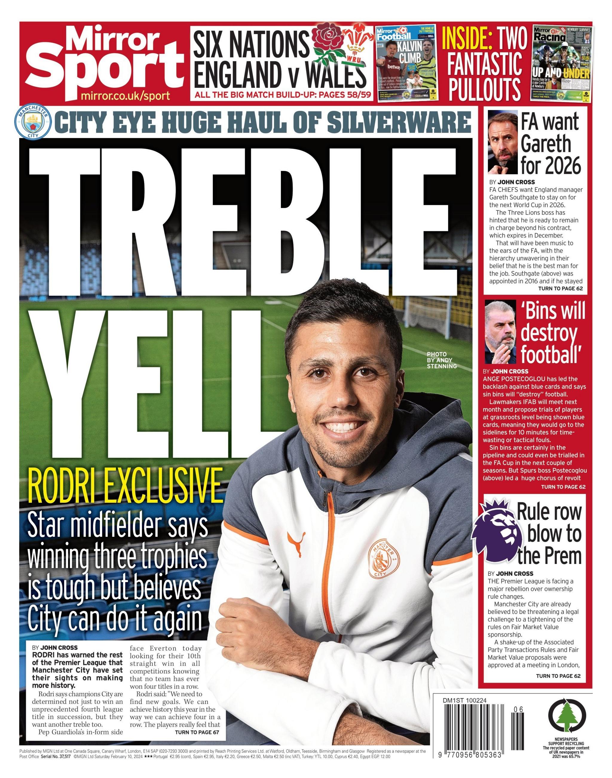 Saturday's back pages - BBC Sport