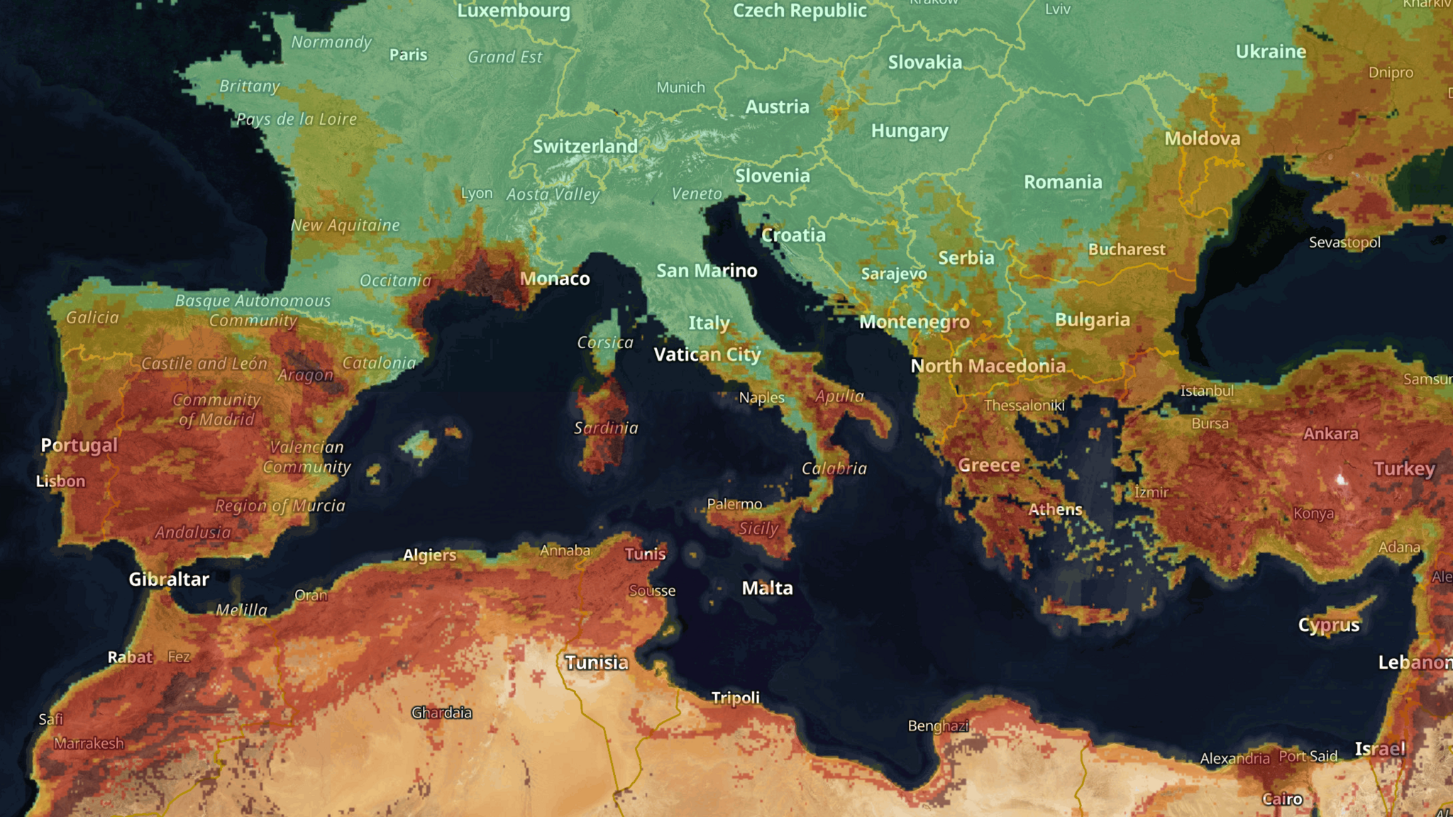 Wildfires in Greece and Turkey continue as extreme heat across Europe ...