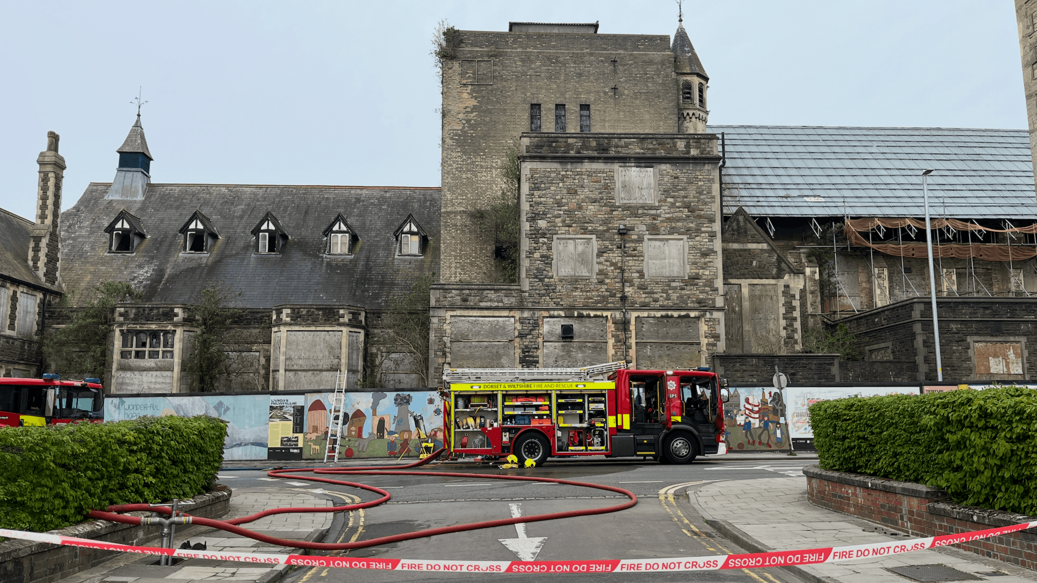 Arson suspected after fire at Swindon Mechanics' Institute - BBC News