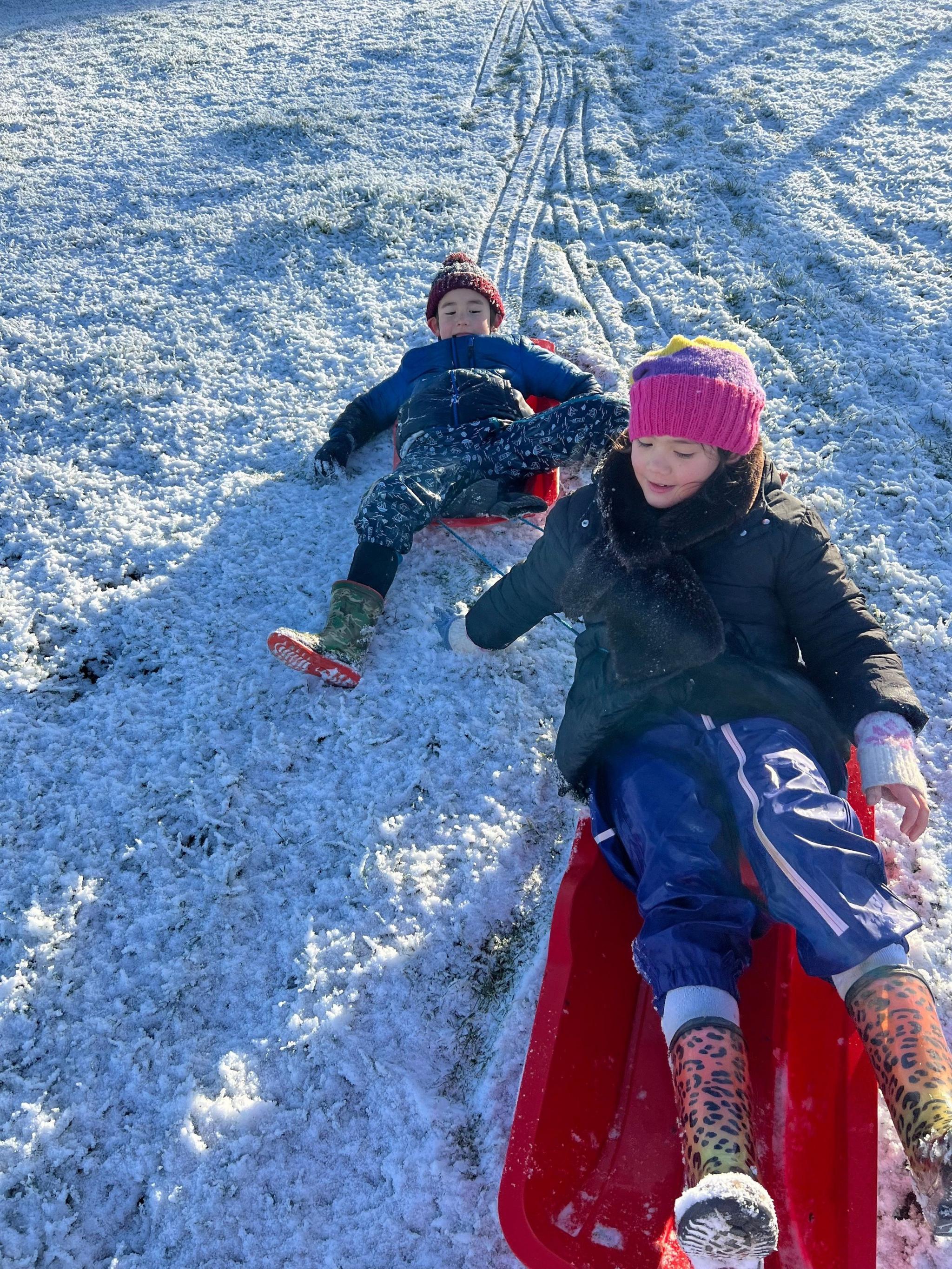 New Year freeze: Your snowy pics - BBC Newsround