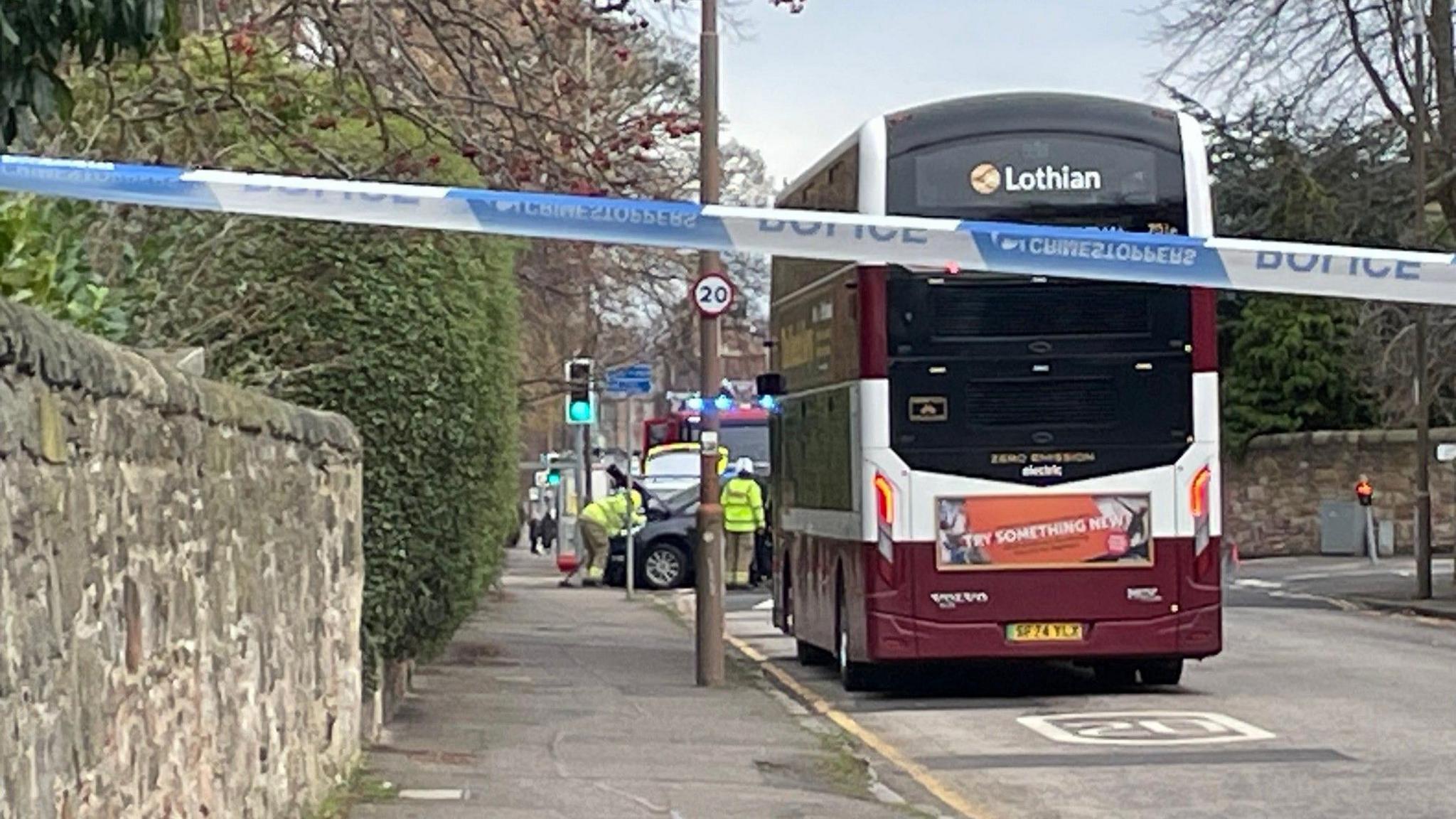 Woman taken to hospital after crash involving police car in Edinburgh ...
