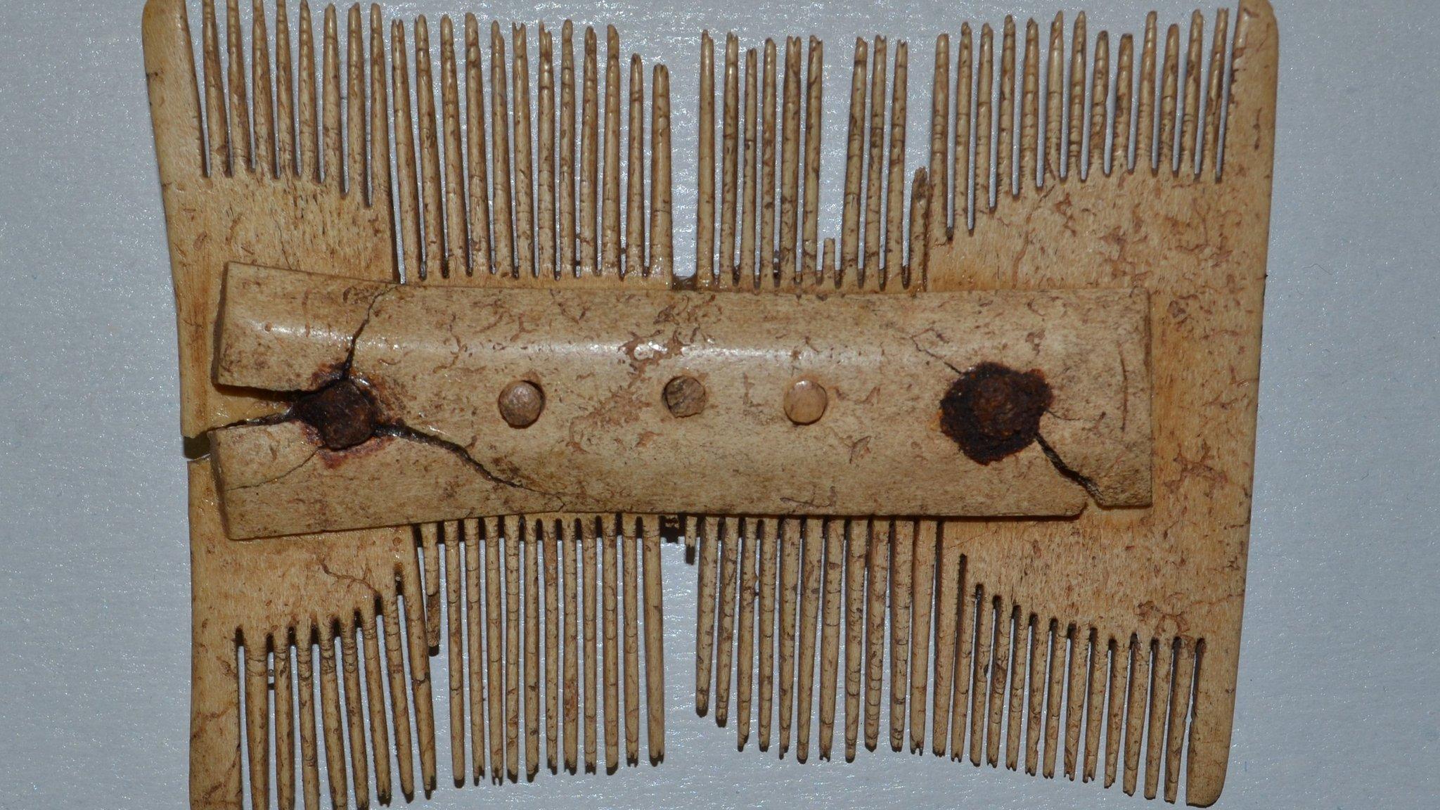 Image shows 'prehistoric basket' found on North Uist - BBC News