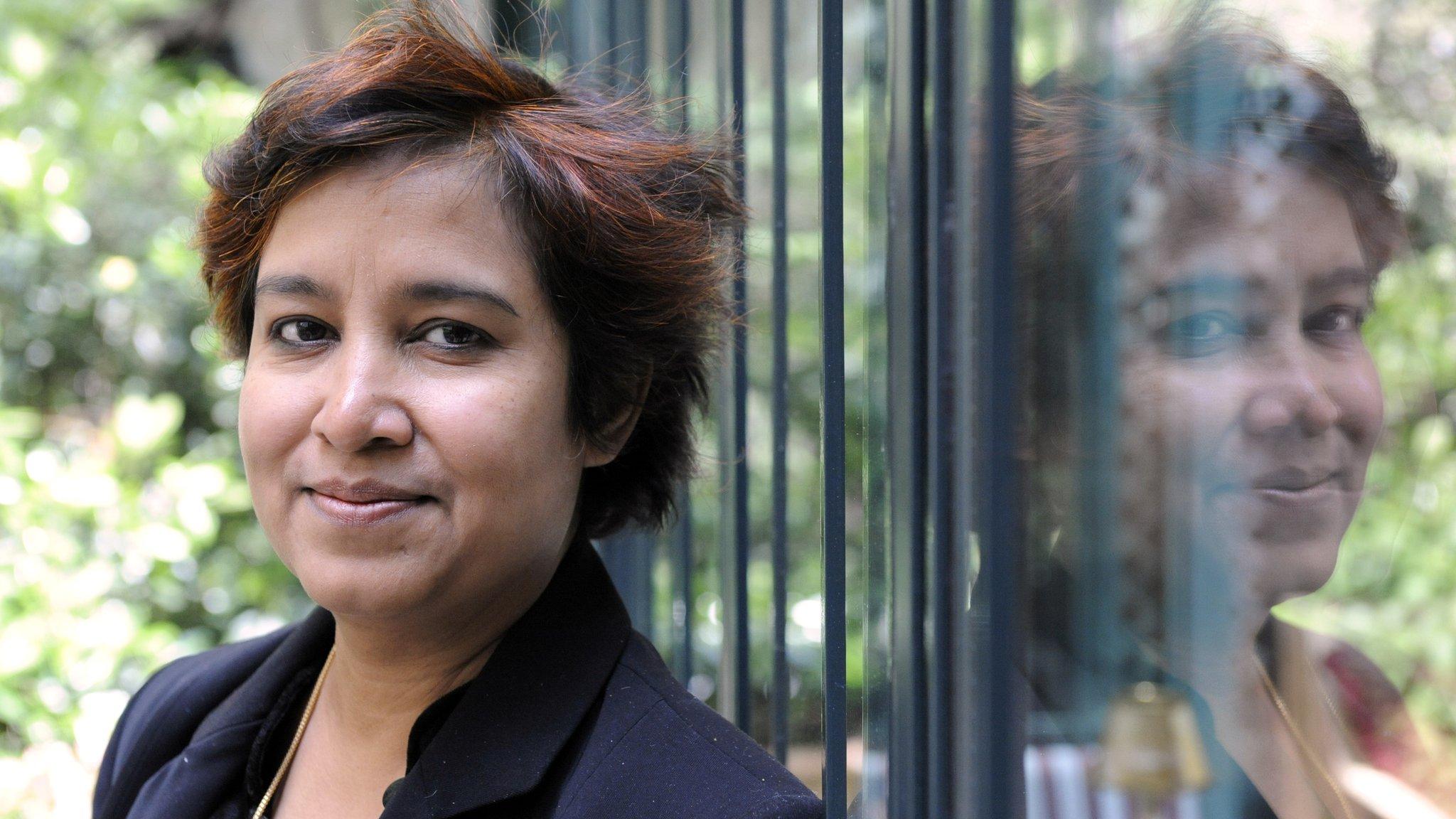 Taslima Nasreen: Blogger flees to US after death threats - BBC News