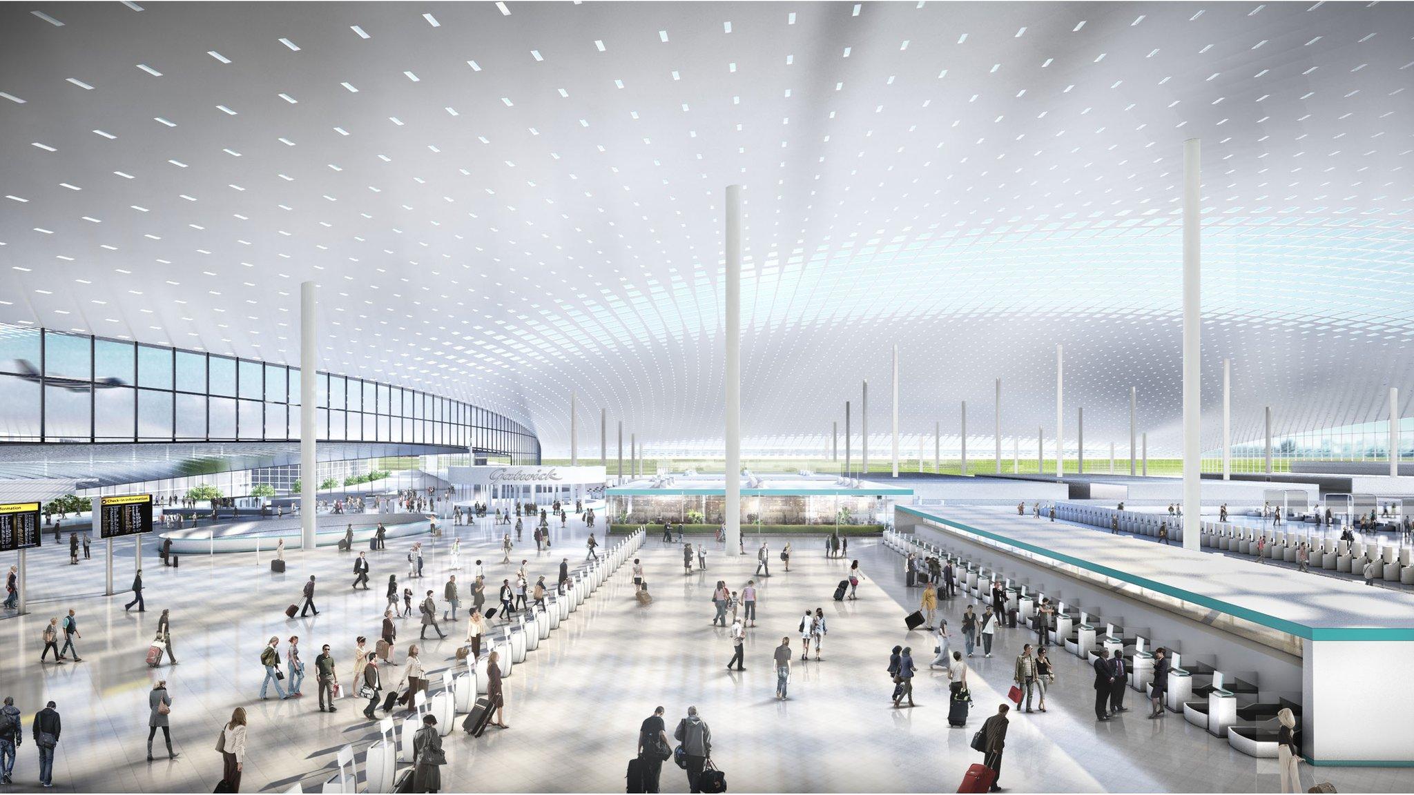 Gatwick expansion: East Sussex County Council backs runway - BBC News