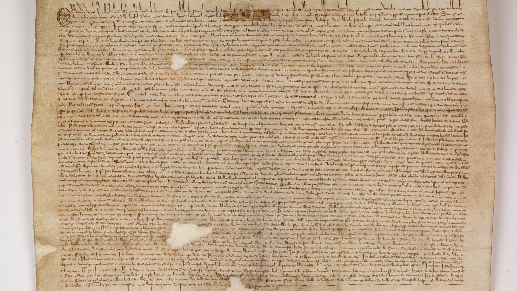 Magna Carta 800th anniversary marked with commemorative stamps - BBC News