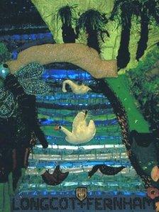 Thames Heritage Tapestry unveiled at Ashmolean Museum - BBC News