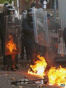 Seventeen people have so far been charged over 12 July riots - BBC News