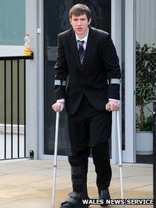 'Speeding' student Robbie Morgan demolished house in Nelson, Caerphilly ...