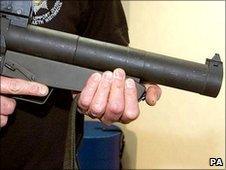 Man in Beddau shot with baton gun by police - BBC News