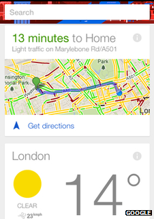 Google Now suggested search results come to Apple iOS - BBC News