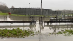 Raw sewage spills into England rivers and seas doubles in 2023 - BBC News