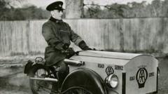 Salutes and sentry boxes mark 120 years of The AA - BBC News