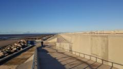 New £11m sea defences will stop Blackpool sand from washing away - BBC News